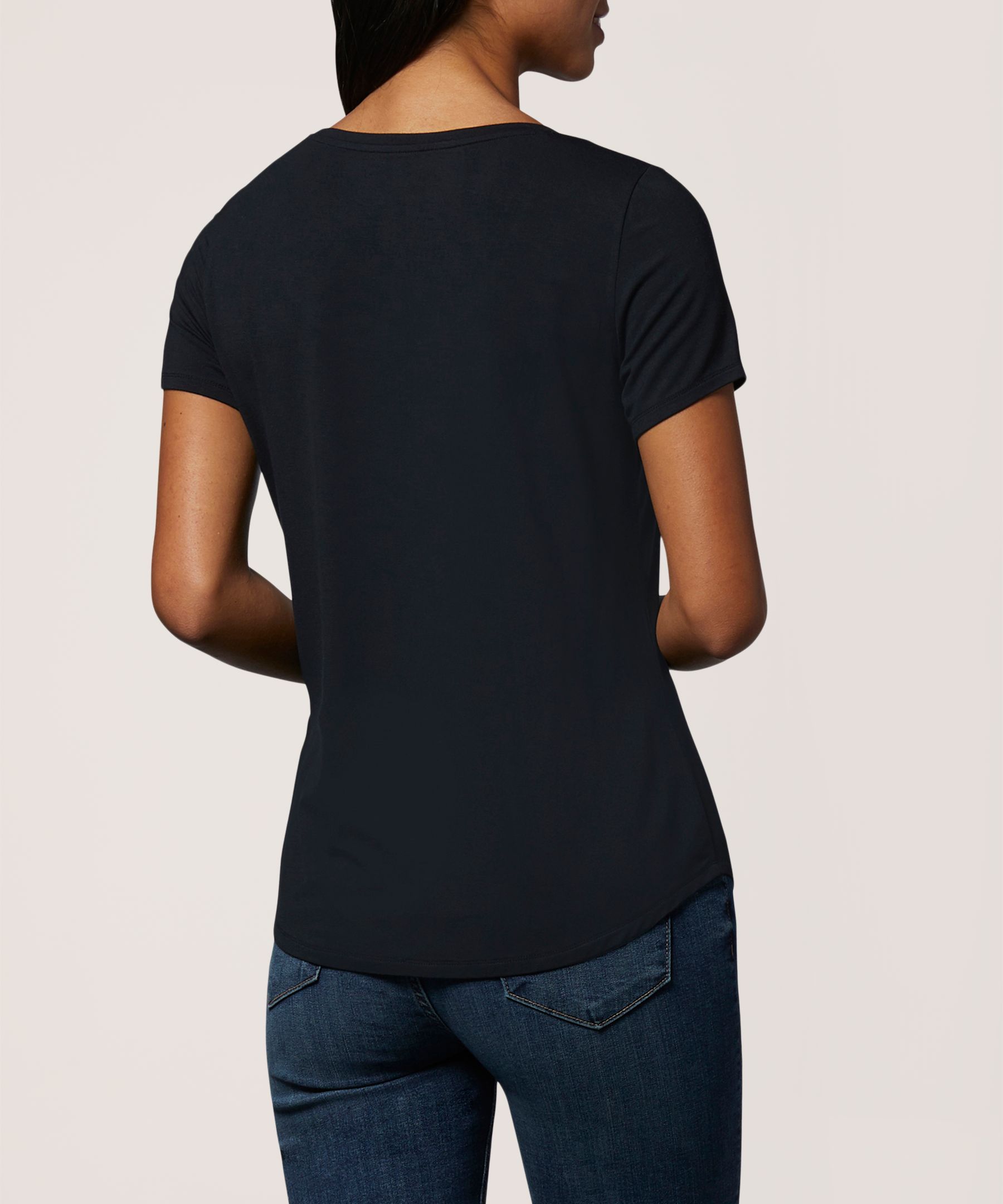 Denver Hayes Women's Relaxed Fit Scoop Neck T Shirt | Marks