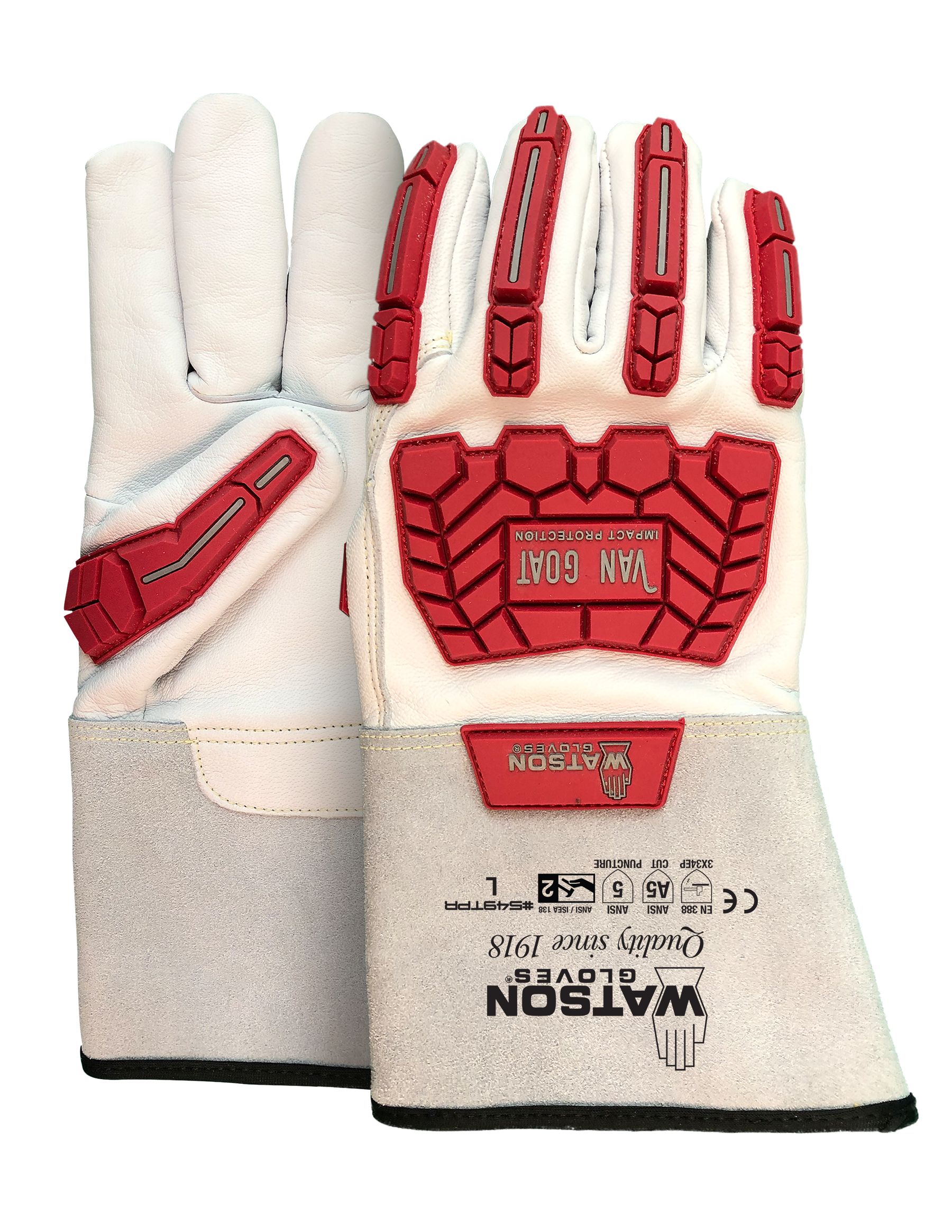 Watson Gloves Van Goat Ansi Cut A5 Goatskin Gauntlet Gloves | Mark's