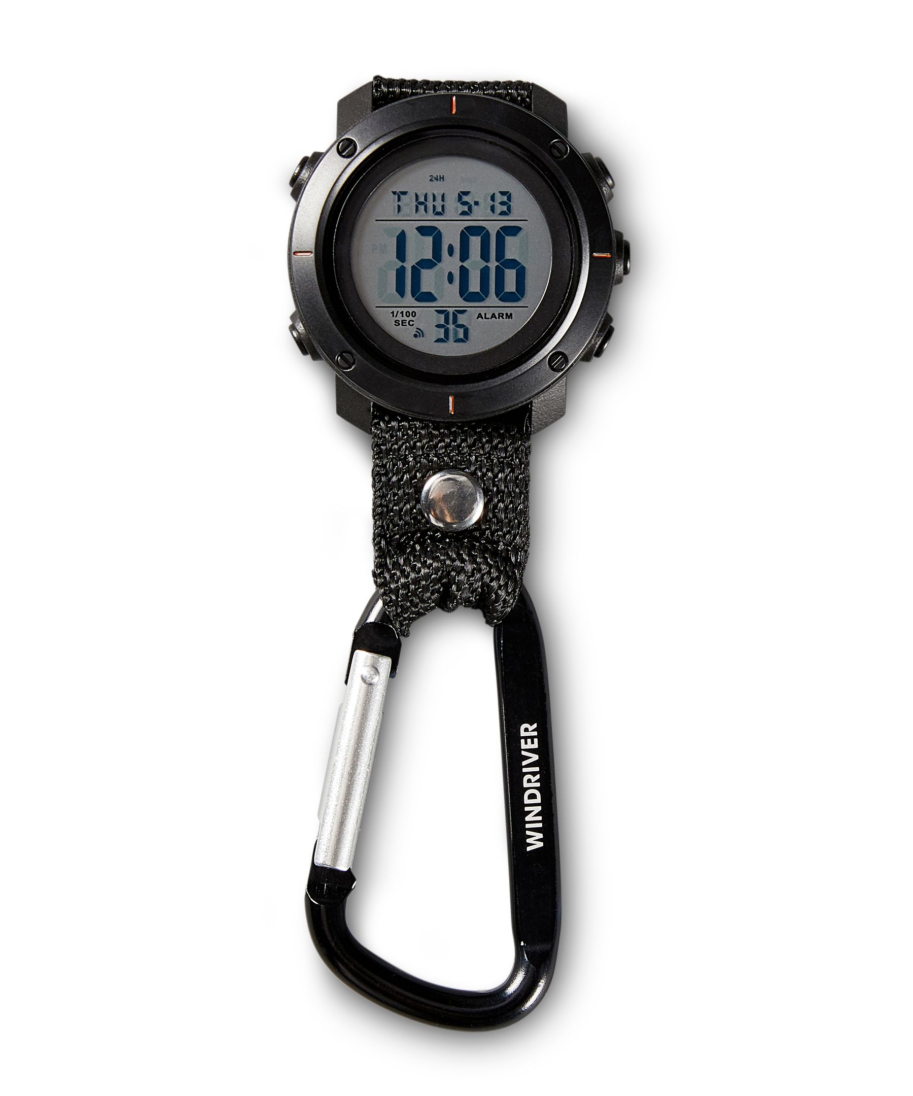 WindRiver Unisex Multiple Function Clip Watch | Marks