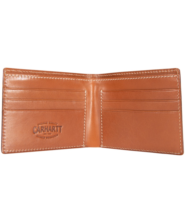 Carhartt Men's Buff Tanned Leather Rough Cut Six Card Pocket Bifold ...