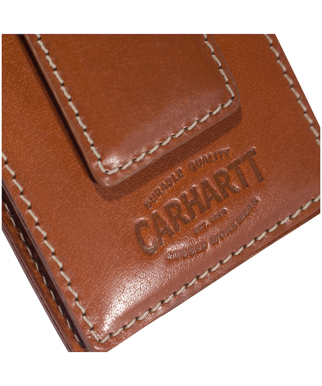 Carhartt Men's Buff Tanned Leather Rough Cut Six Card Pocket and Front ...