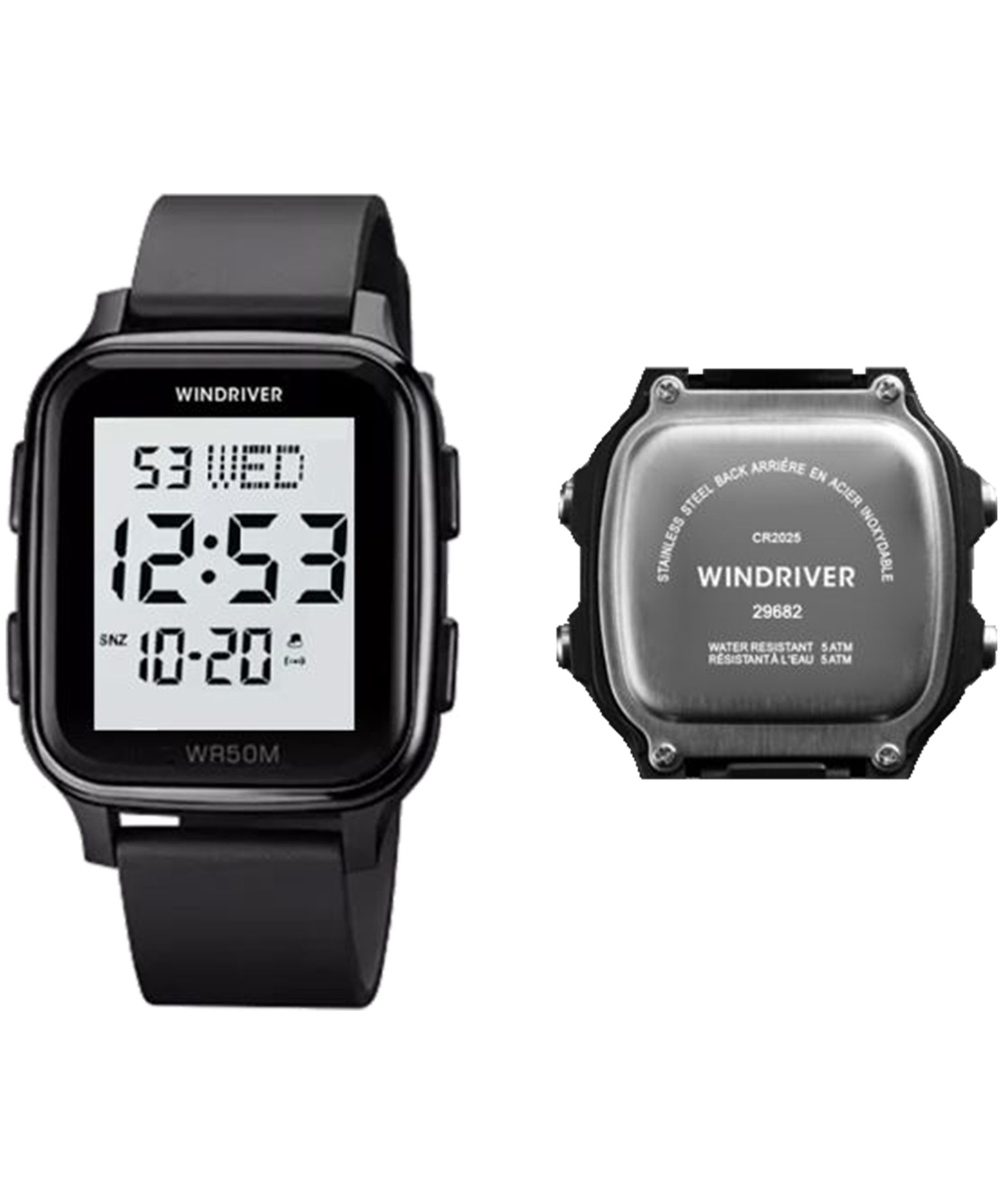 WindRiver Digital Water Resistant Watch | Marks