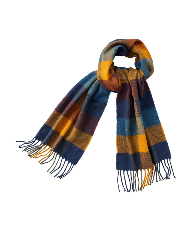 WindRiver Acrylic Woven Scarf- Plaid | Marks