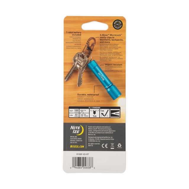 Nite Ize Radiant 100 Keychain Flashlight Blue | Mark's