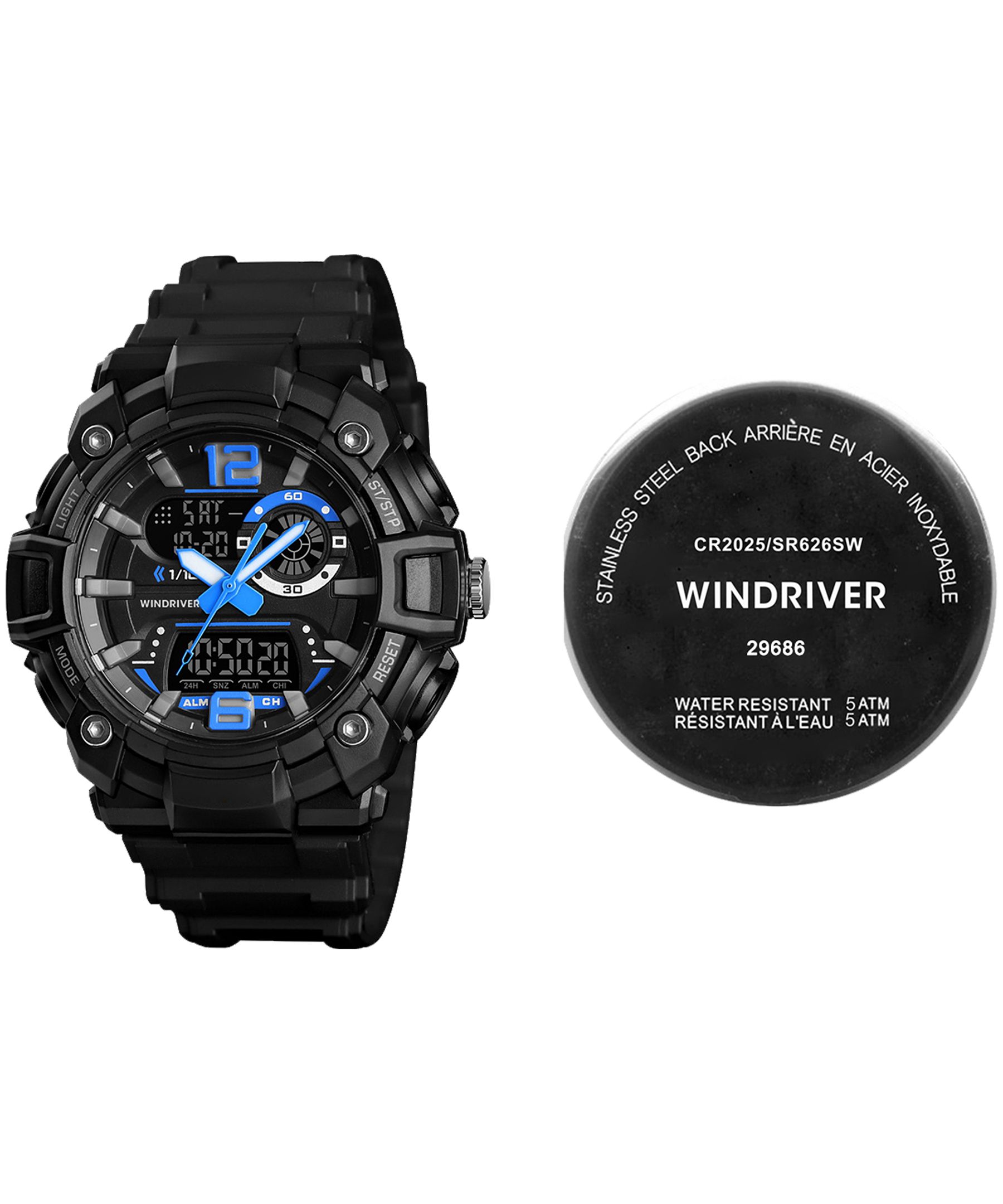 WindRiver Analogue Digital Watch | Mark's
