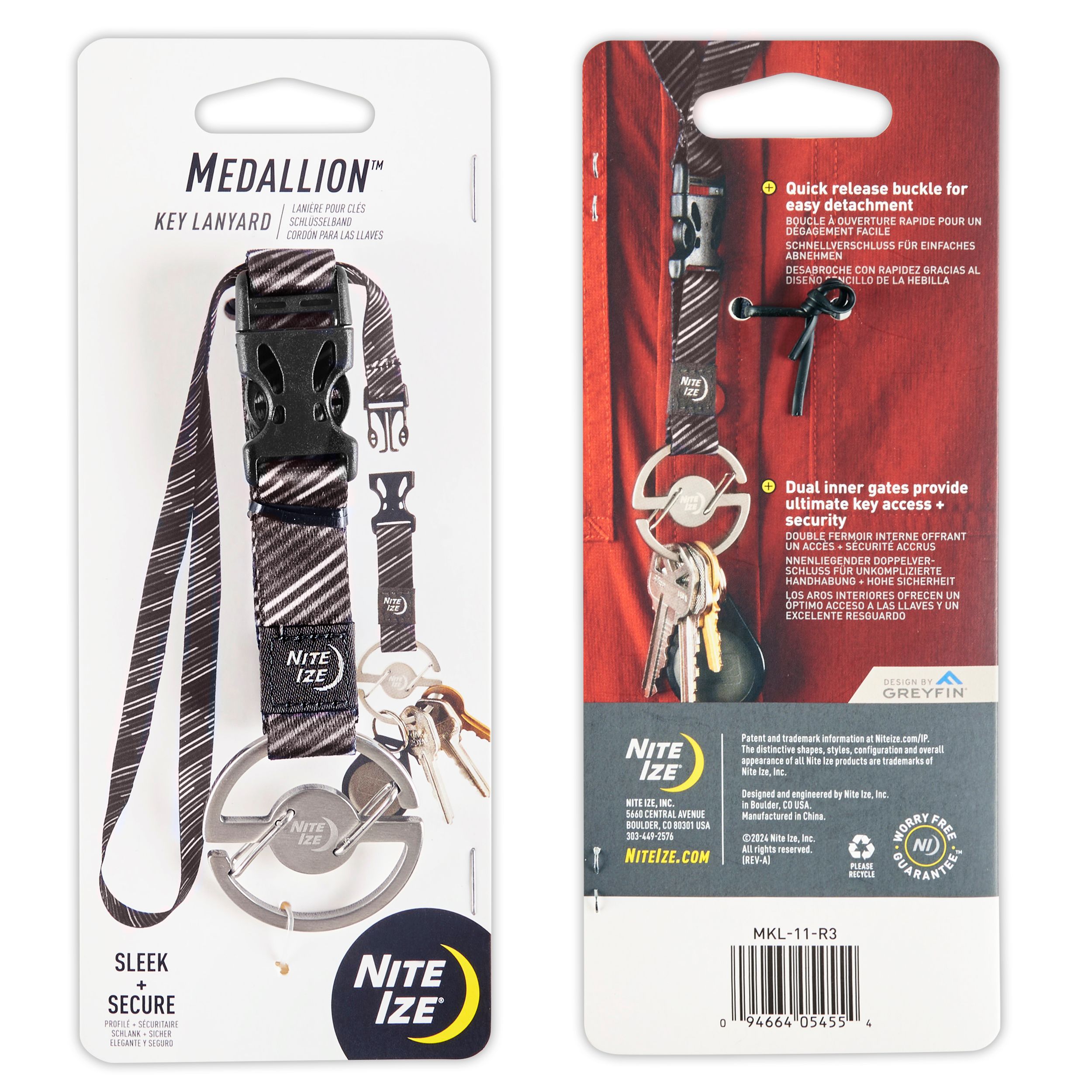 Nite Ize Medallion™ Key Detachable Lanyard | Marks