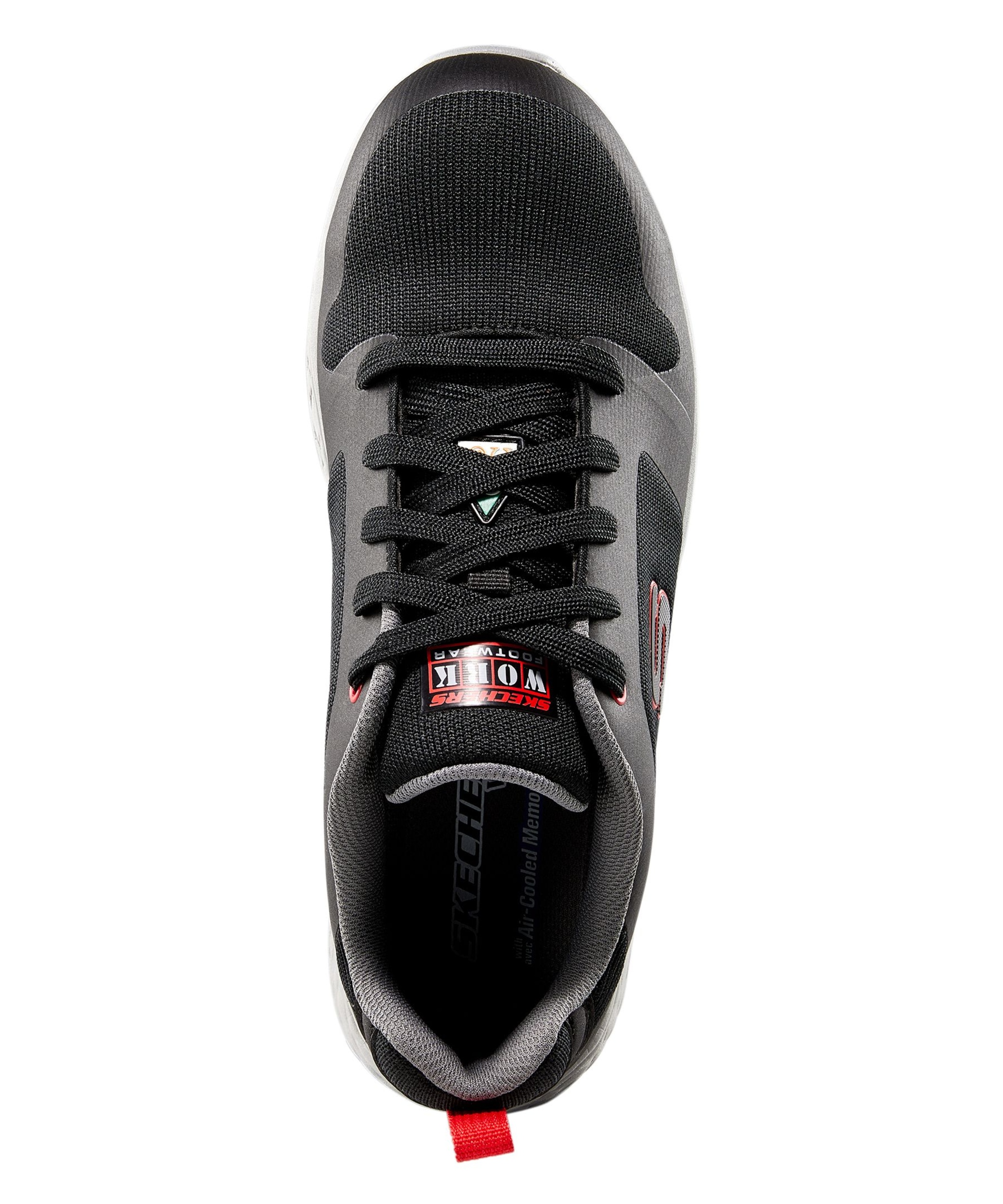 Skechers Work Men's Aluminum Toe Steel Plate Lace Up Athletic Safety ...
