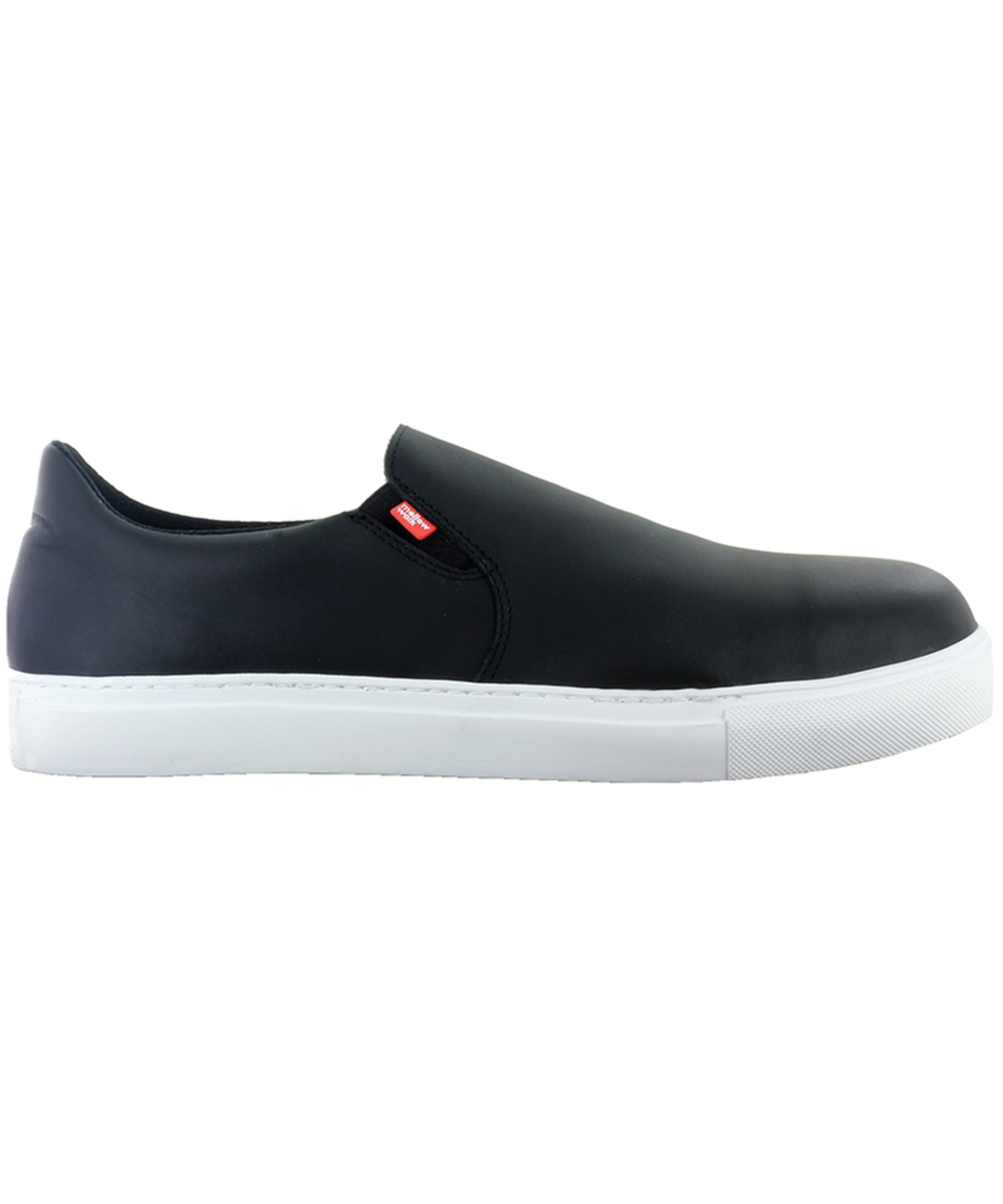 Mellow Walk Men's Owen Steel Toe Slip Resistent Leather Slip On Shoes ...