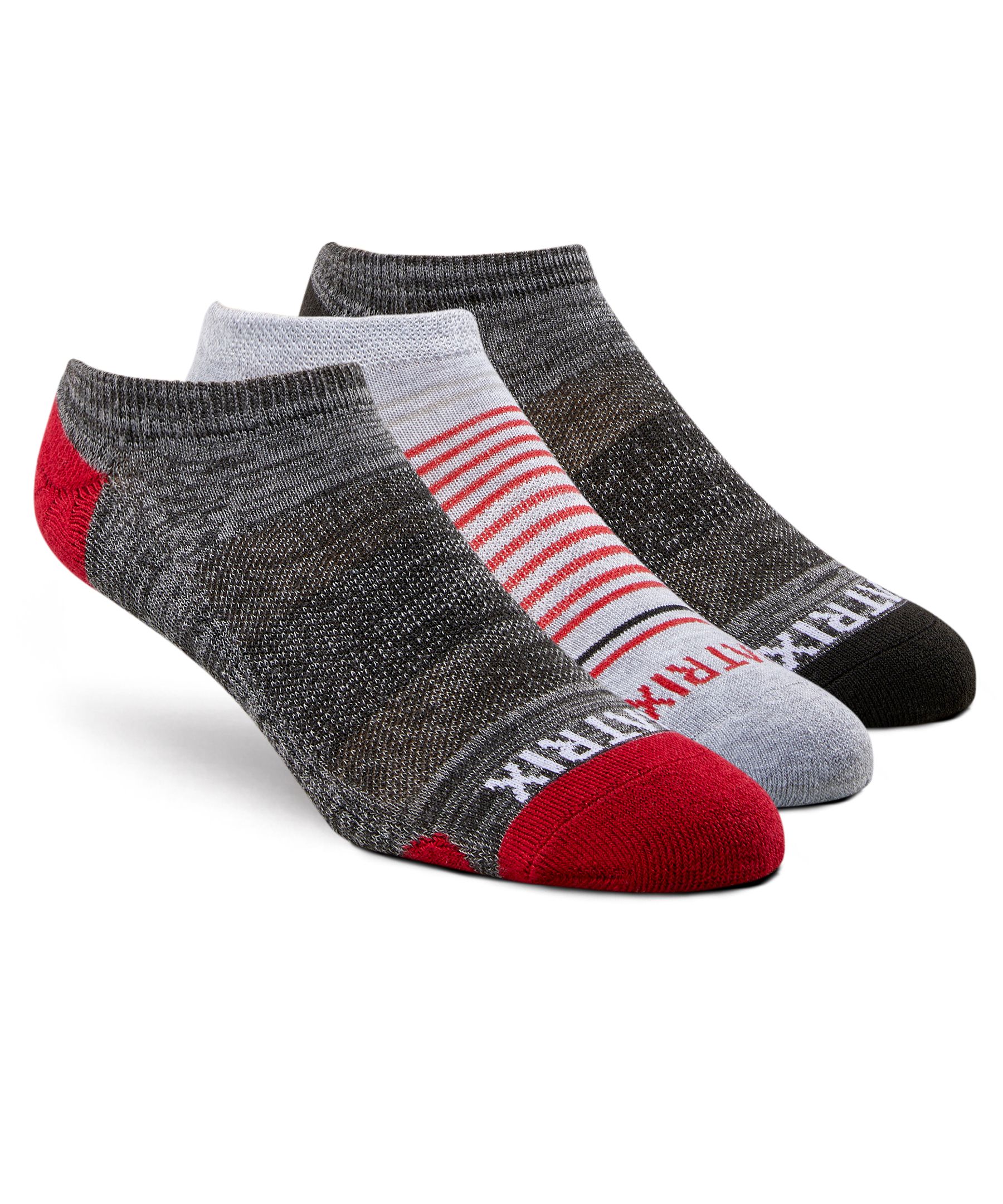 Matrix Men's 3 Pack FRESHTECH Quad Comfort Sneaker Cut Socks | Mark's