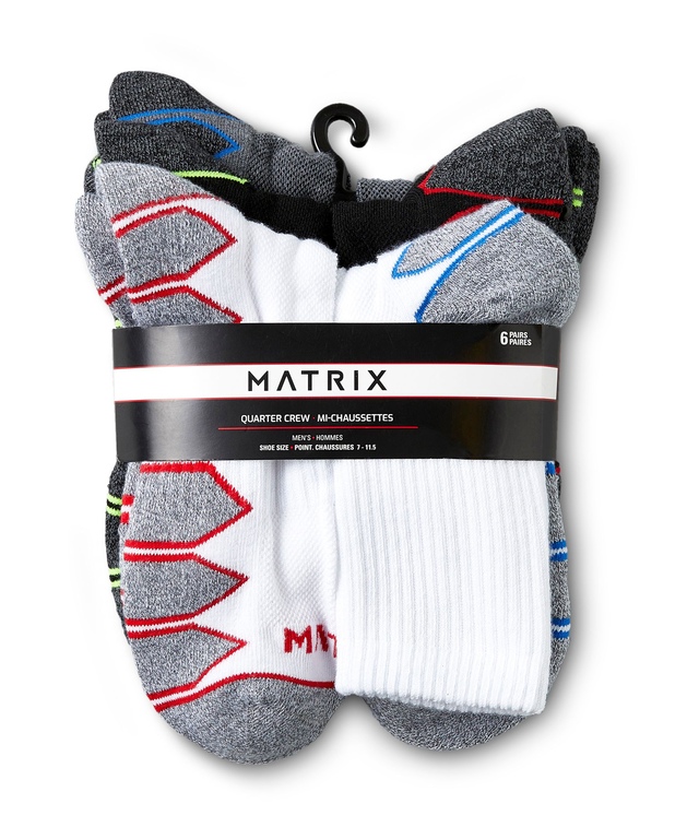 Matrix Men's 6 Pack FRESHTECH® Sport Socks | Mark's