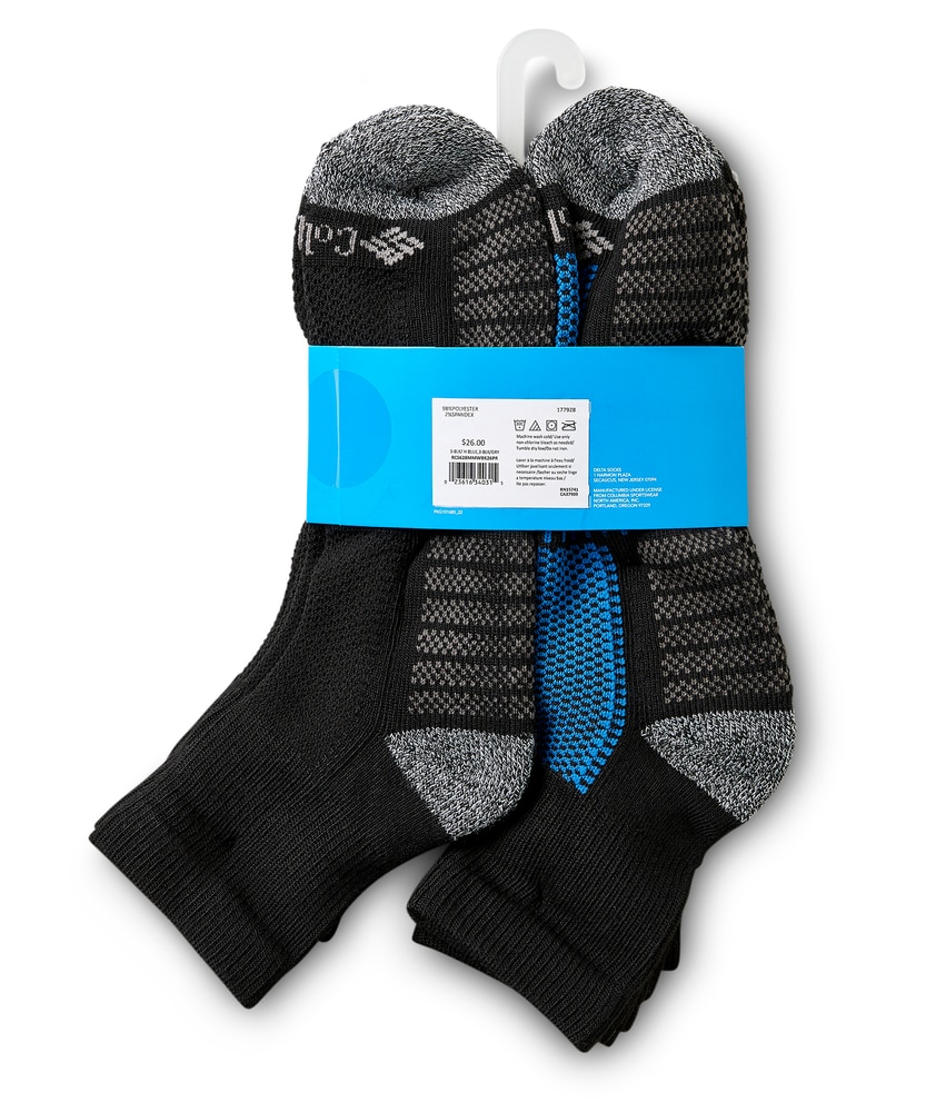 Men's 6 Pack Fastdry Quarter Crew Sport Socks | Marks