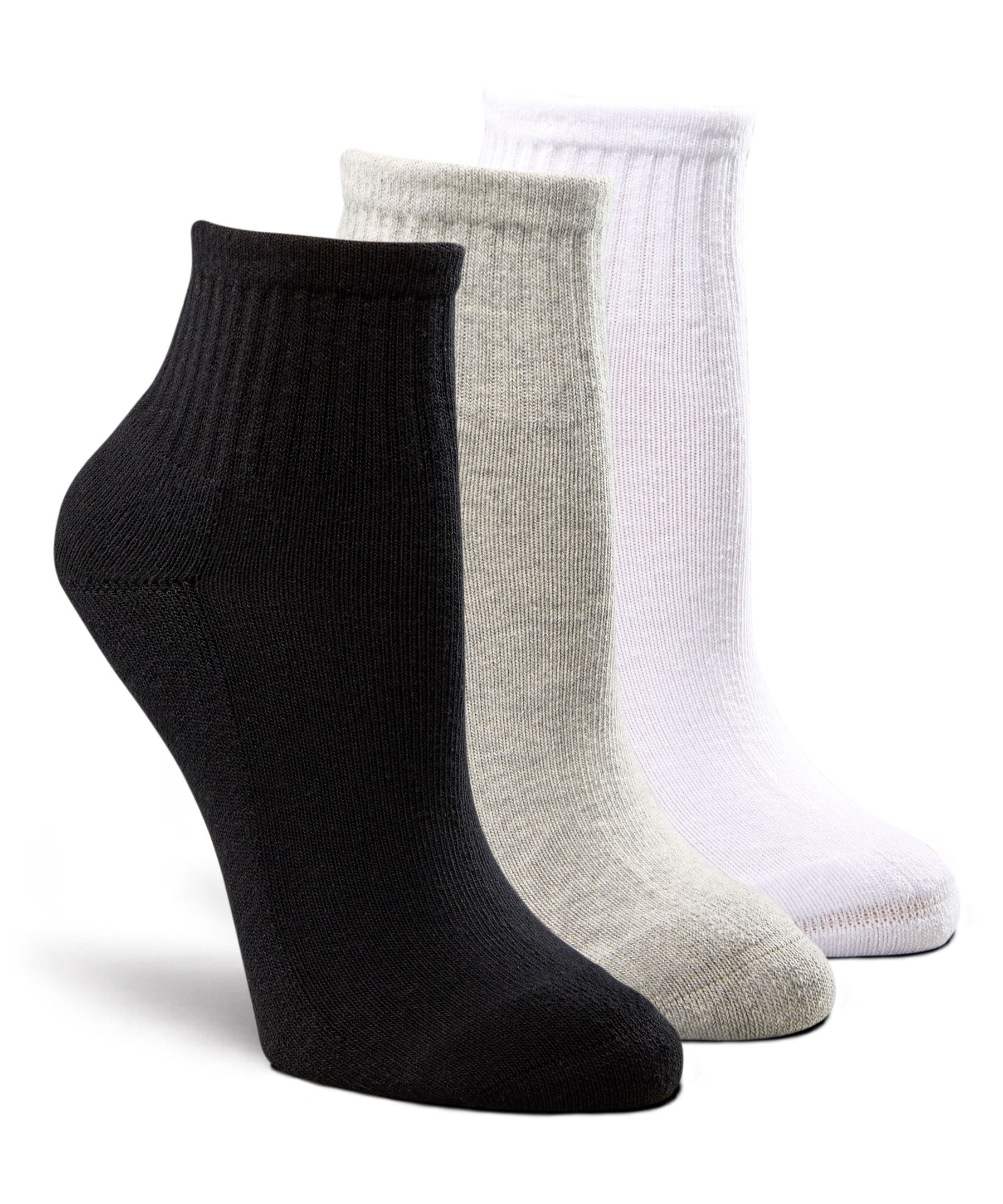 Men's 3 Pack Quarter Crew Sport Socks | Marks