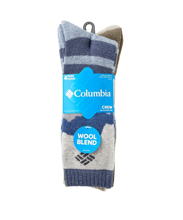 Columbia Men's 4-Pack Wool Blend Boot Socks | Mark's