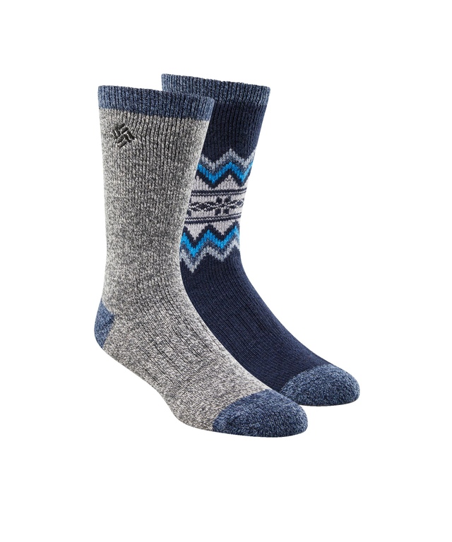 Columbia Men's 2-Pack Repreve Wool Blend Thermal Socks | Mark's