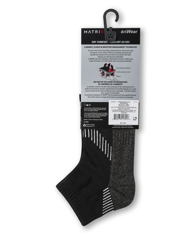 Matrix Men's Driwear Low Cut Thin Sport Socks | Mark's