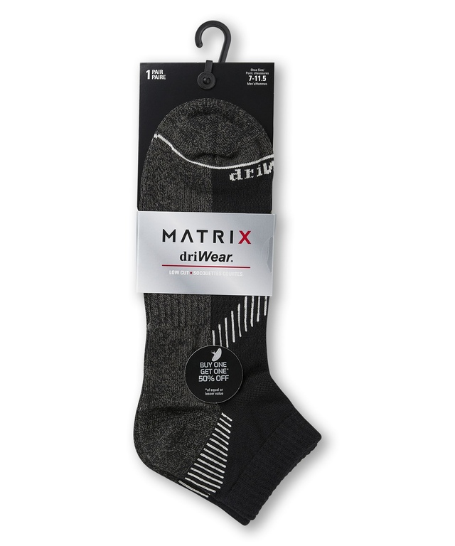 Matrix Men's Driwear Low Cut Thin Sport Socks | Mark's