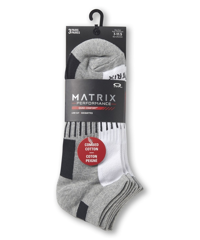 Matrix Men's FRESHTECH® Low Cut Thin Sport Socks, 3 Pack | Mark's