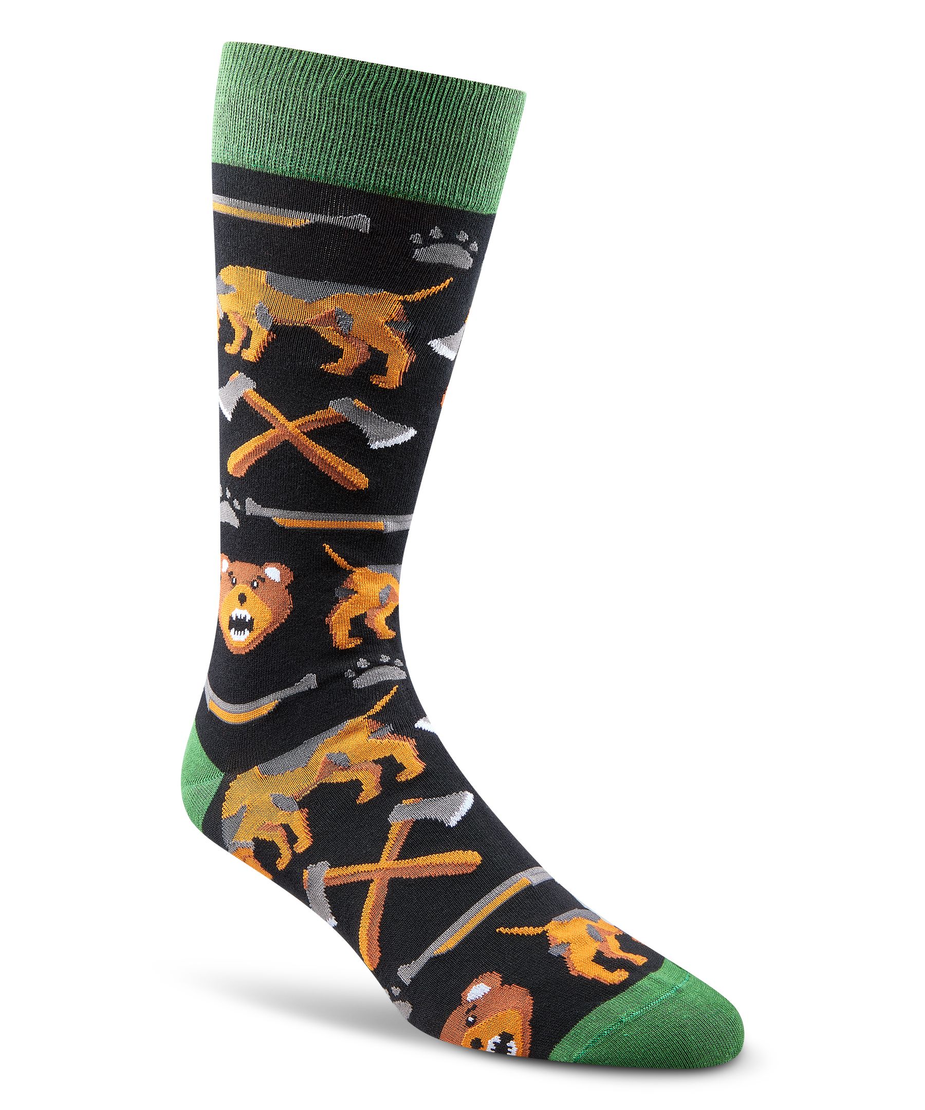 Denver Hayes Men's Sports Pattern Novelty Crew Socks | Mark's