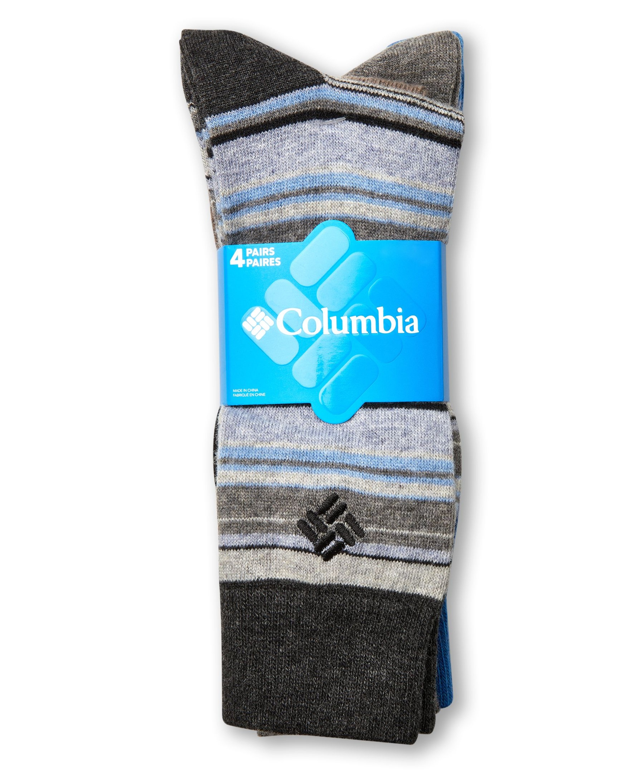 Columbia Men's Striped Crew Socks, 4 Pack | Mark's