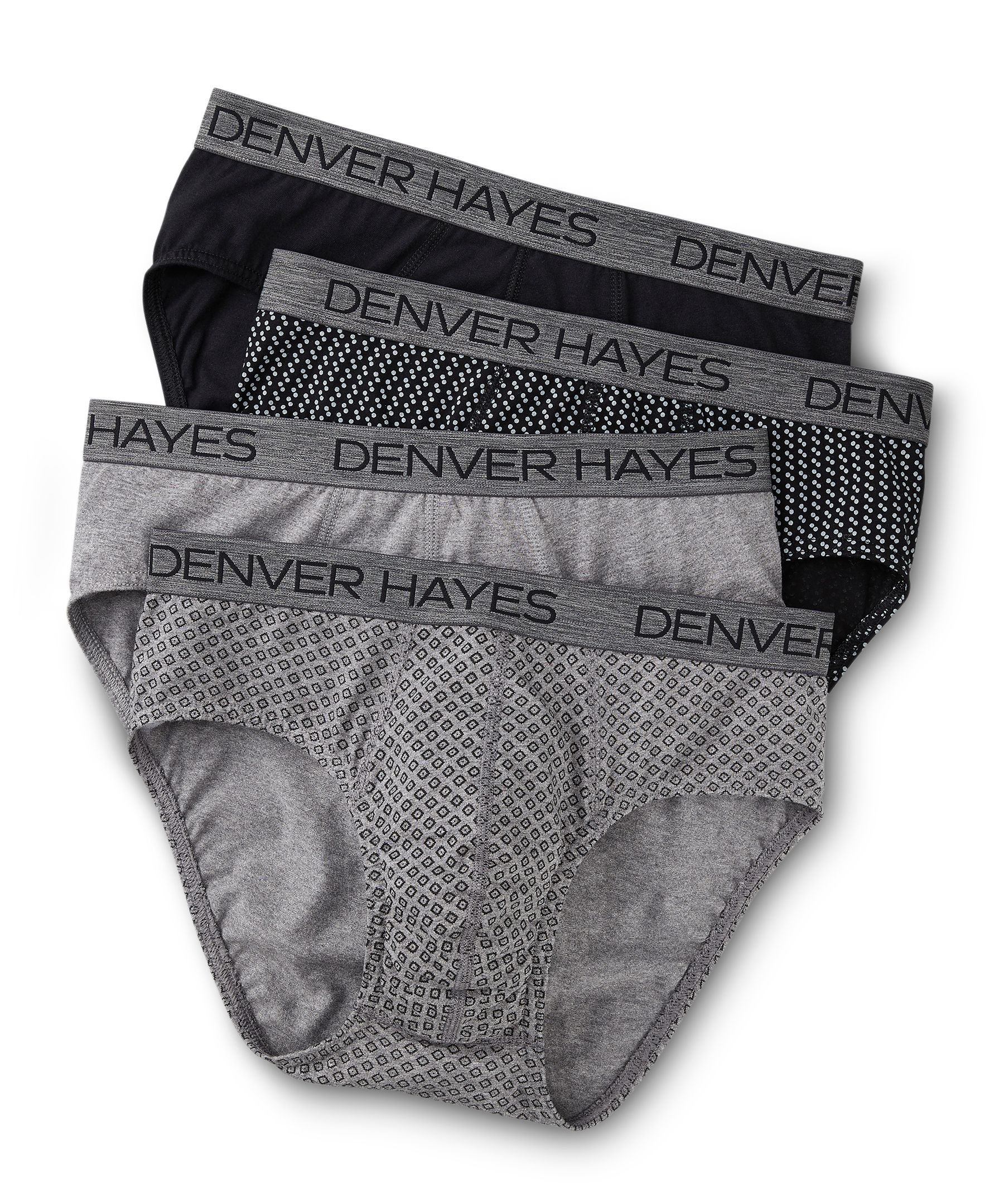 Denver Hayes Men's 4 Pack Yarn Dye Sport Briefs | Marks