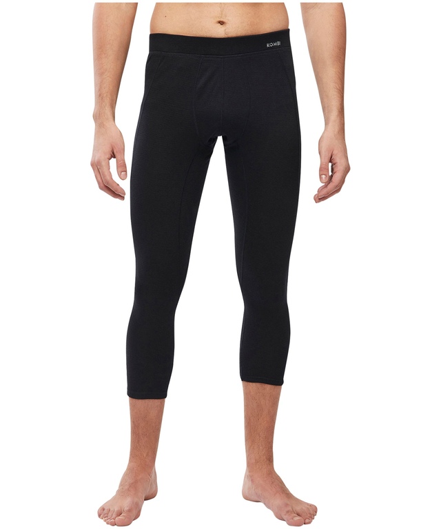 Pantalon couche de base 3/4 en mélange de laine mérinos B2 pour hommes ...