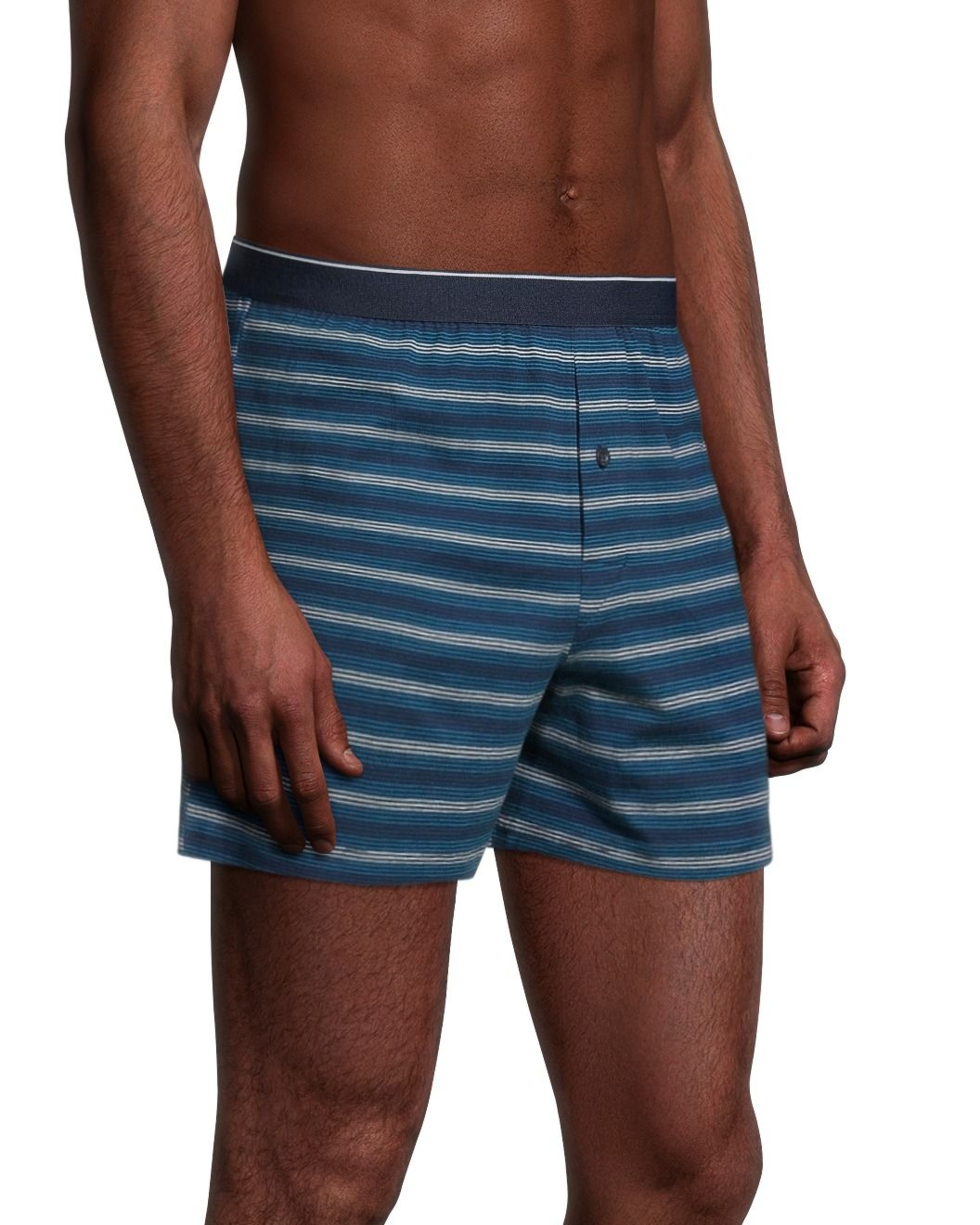 Denver Hayes Men's 2 Pack Yarn Dye Loose Fit Boxer Briefs | Marks