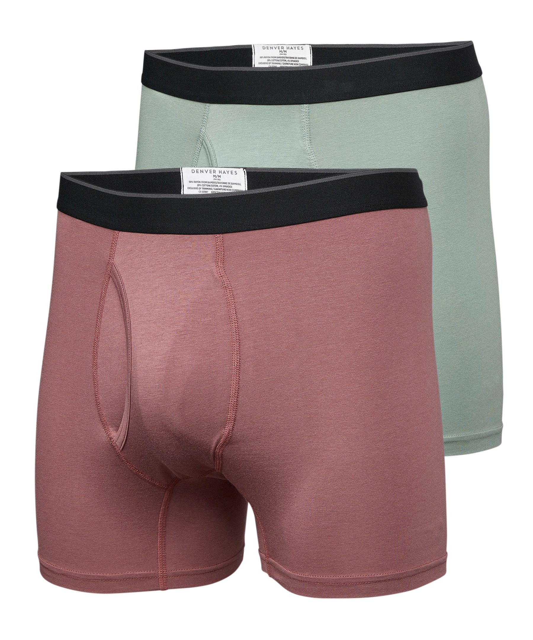 Denver Hayes Men's Rayon from Bamboo 2-Pack Boxer Briefs | Marks