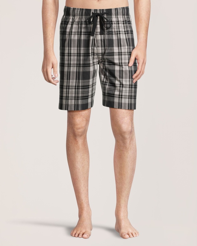 Denver Hayes Men's Woven Plaid Lounge Shorts | Mark's