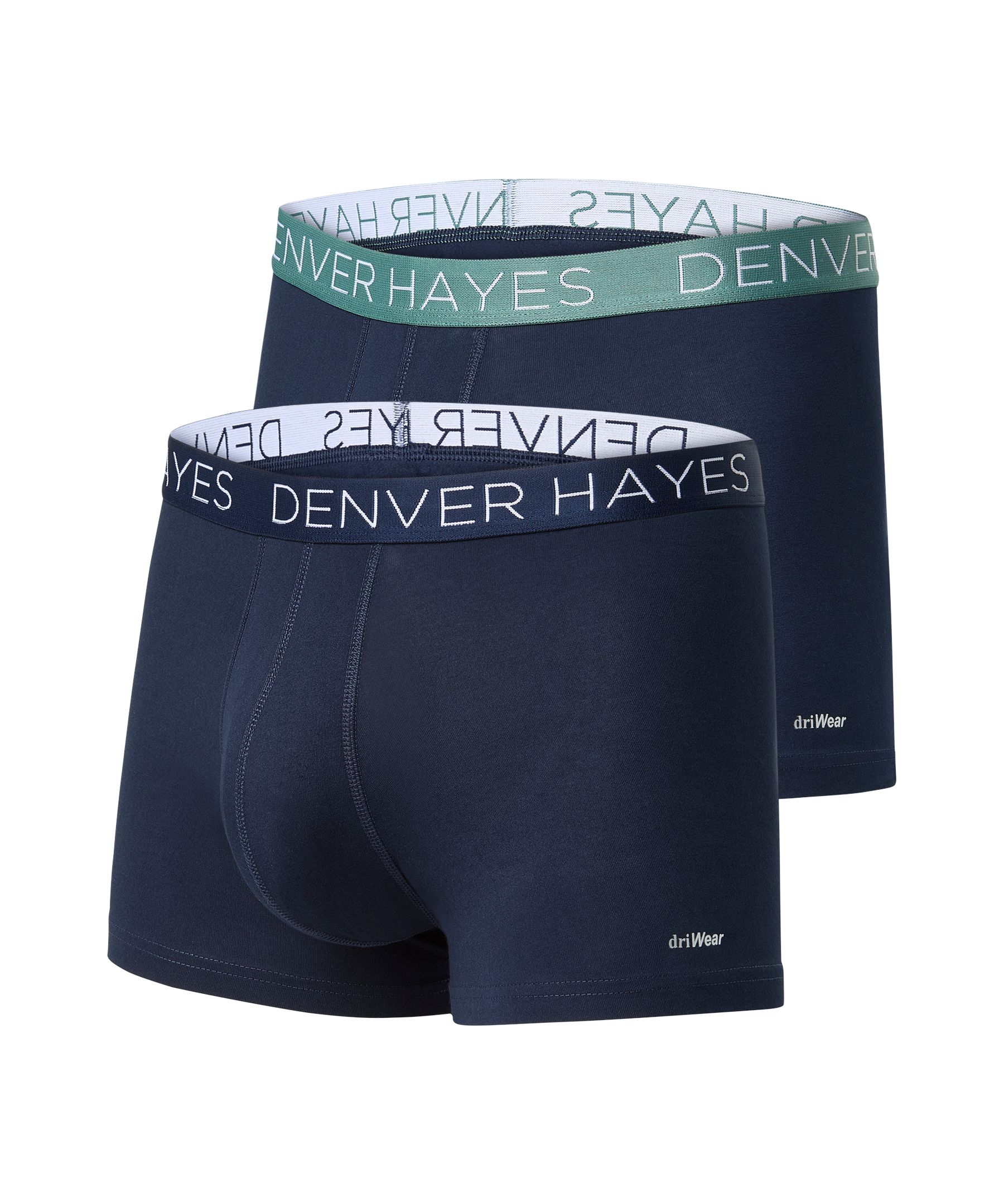 Denver Hayes Men's 2 pk Fashion driWear Trunk Briefs | Mark's