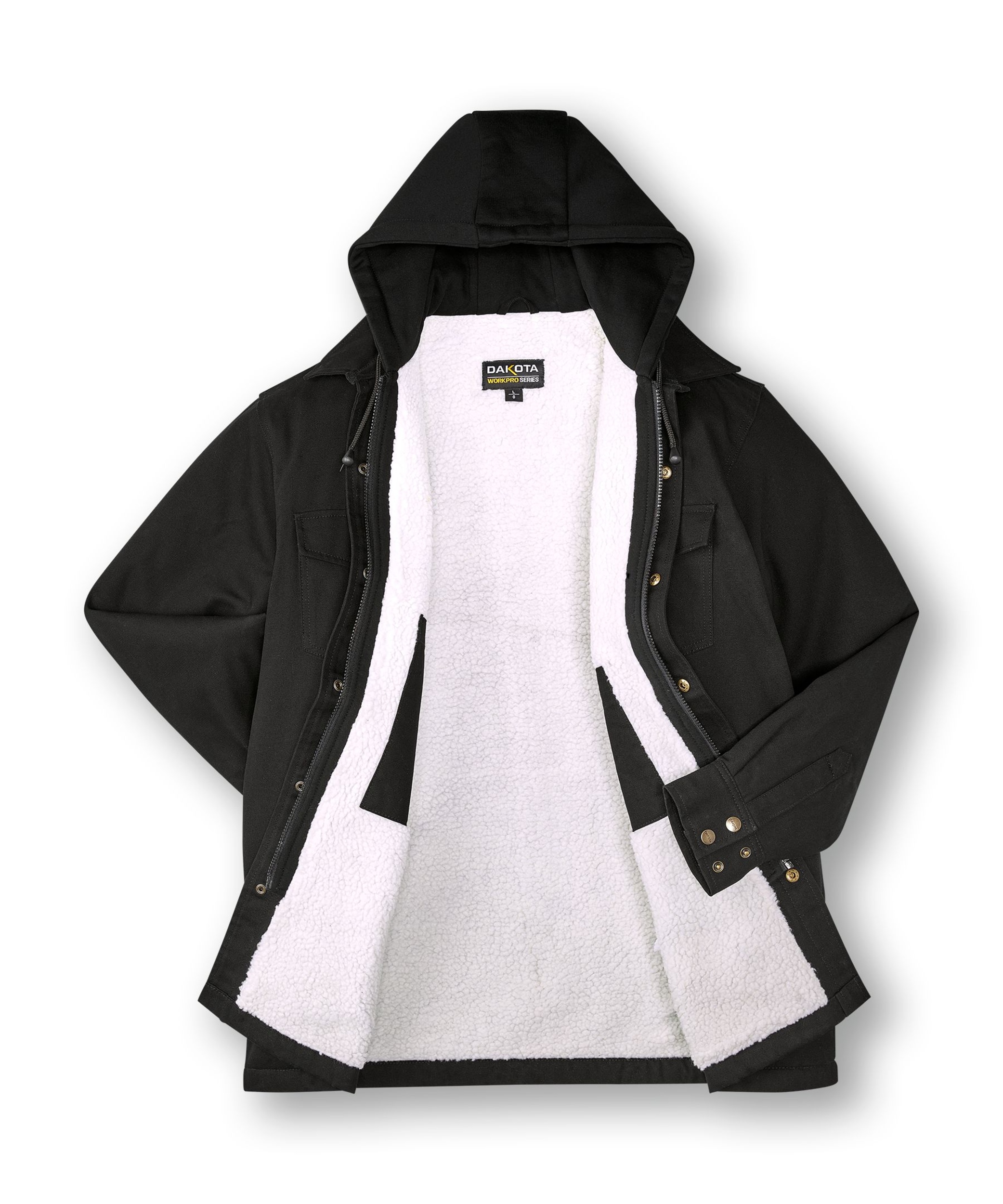 Dakota WorkPro Series Men's Sherpa Lined Hooded Duck Work Shirt | Mark's