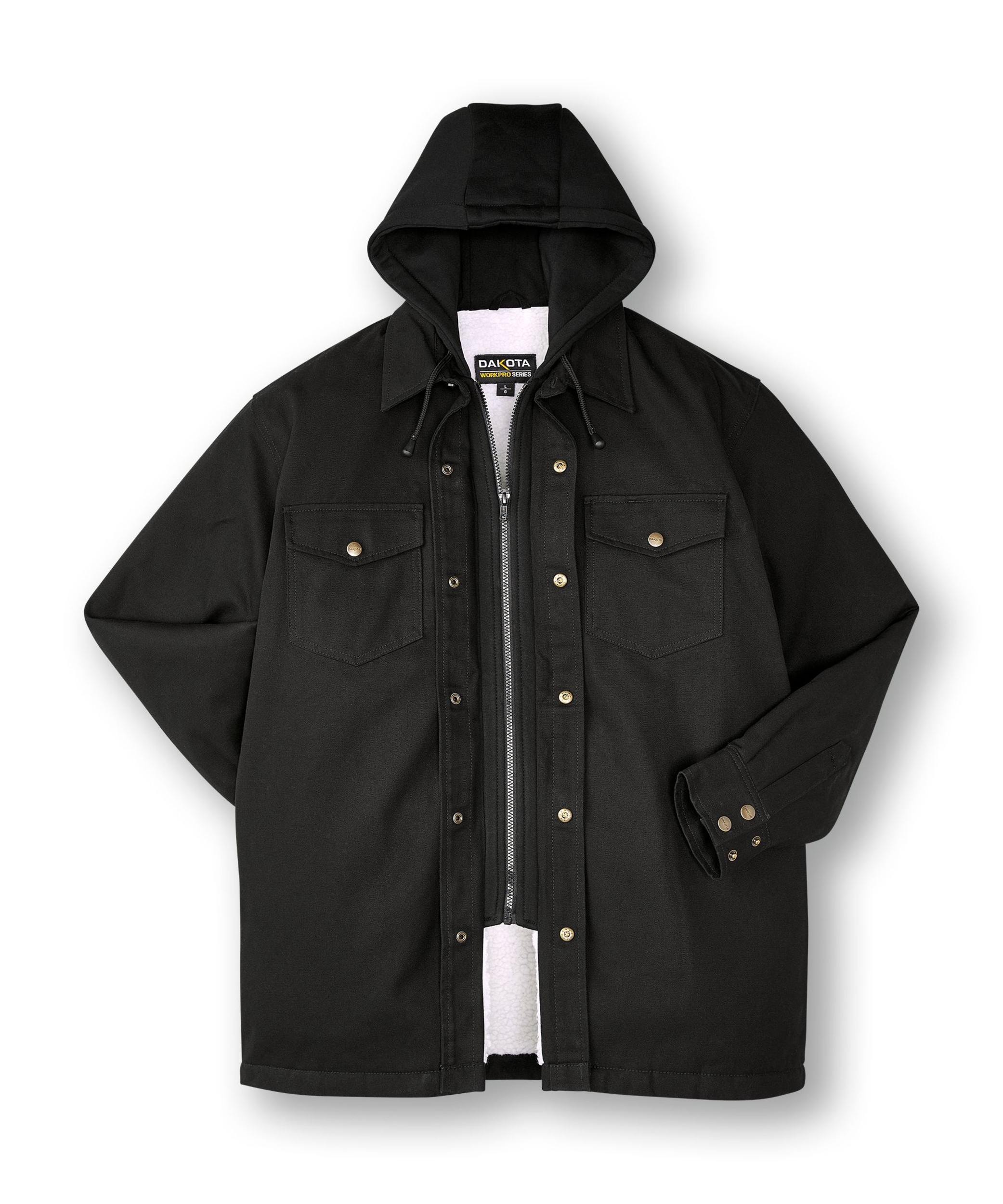 Dakota WorkPro Series Men's Sherpa Lined Hooded Duck Work Shirt | Mark's