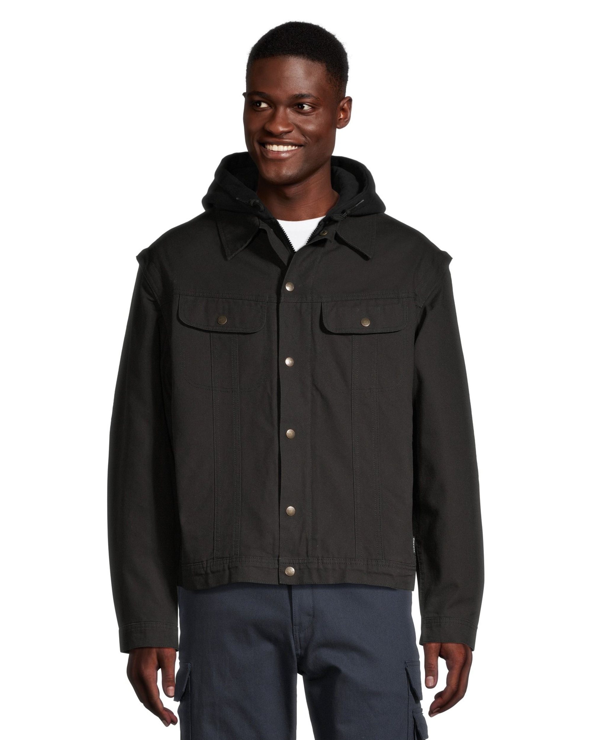 Dakota WorkPro Series Men's Washed Canvas Sherpa Lined Hooded Jacket ...