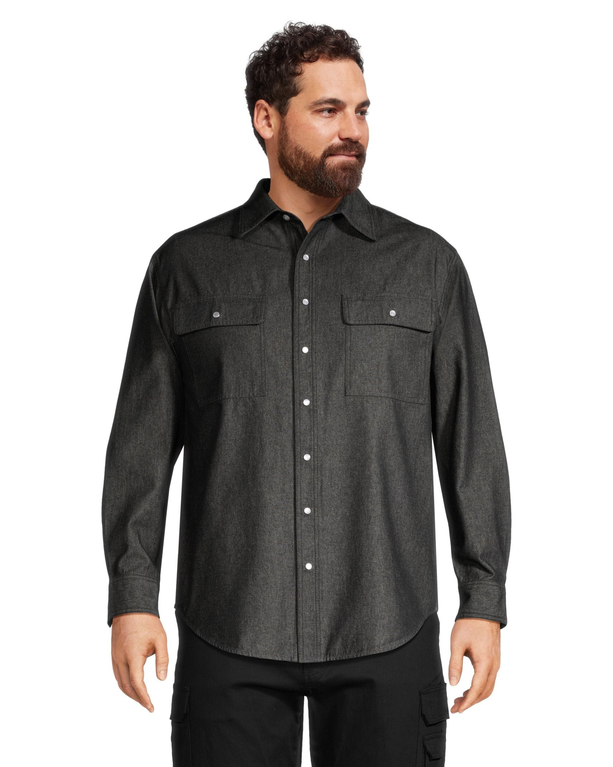 Dakota WorkPro Series Men's Snap Front Coloured Cotton Denim Shirt | Mark's