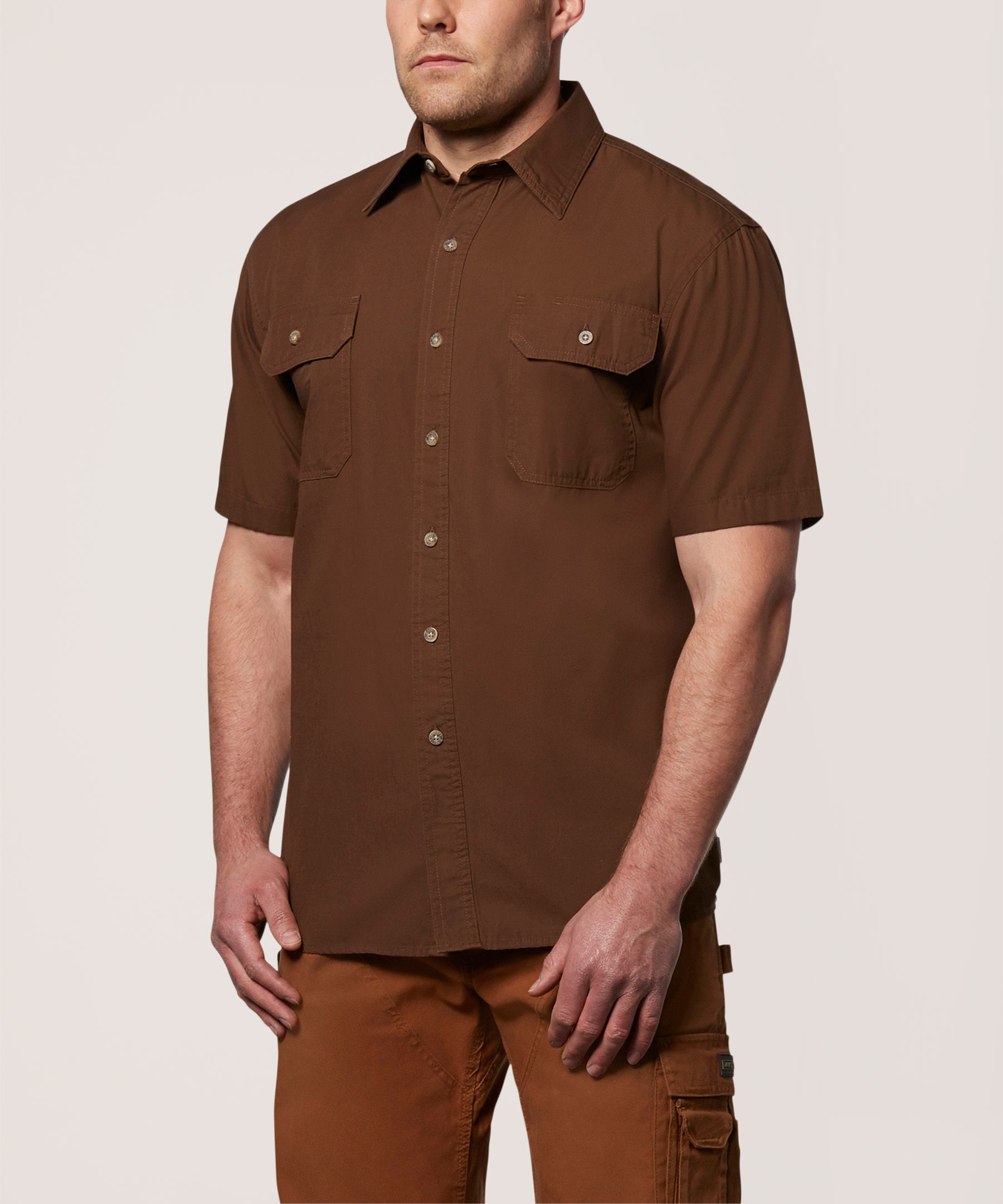 Dakota WorkPro Series Men's Short Sleeve Cotton Canvas Relaxed Fit ...