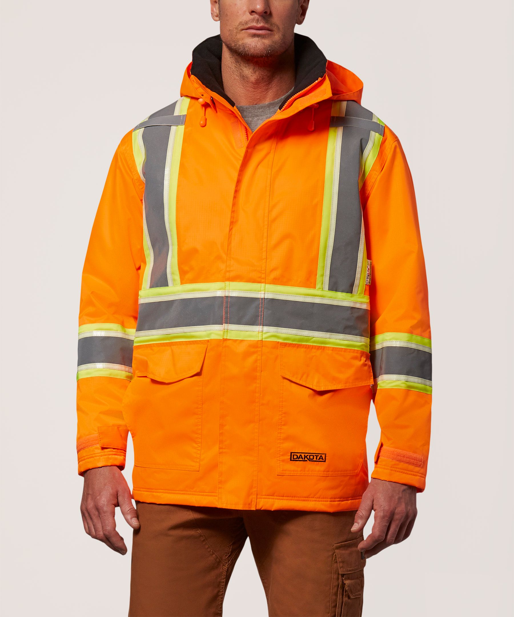 Dakota WorkPro Series Men's VizLite DT Class 2 T-Max Lined 150D Jacket ...