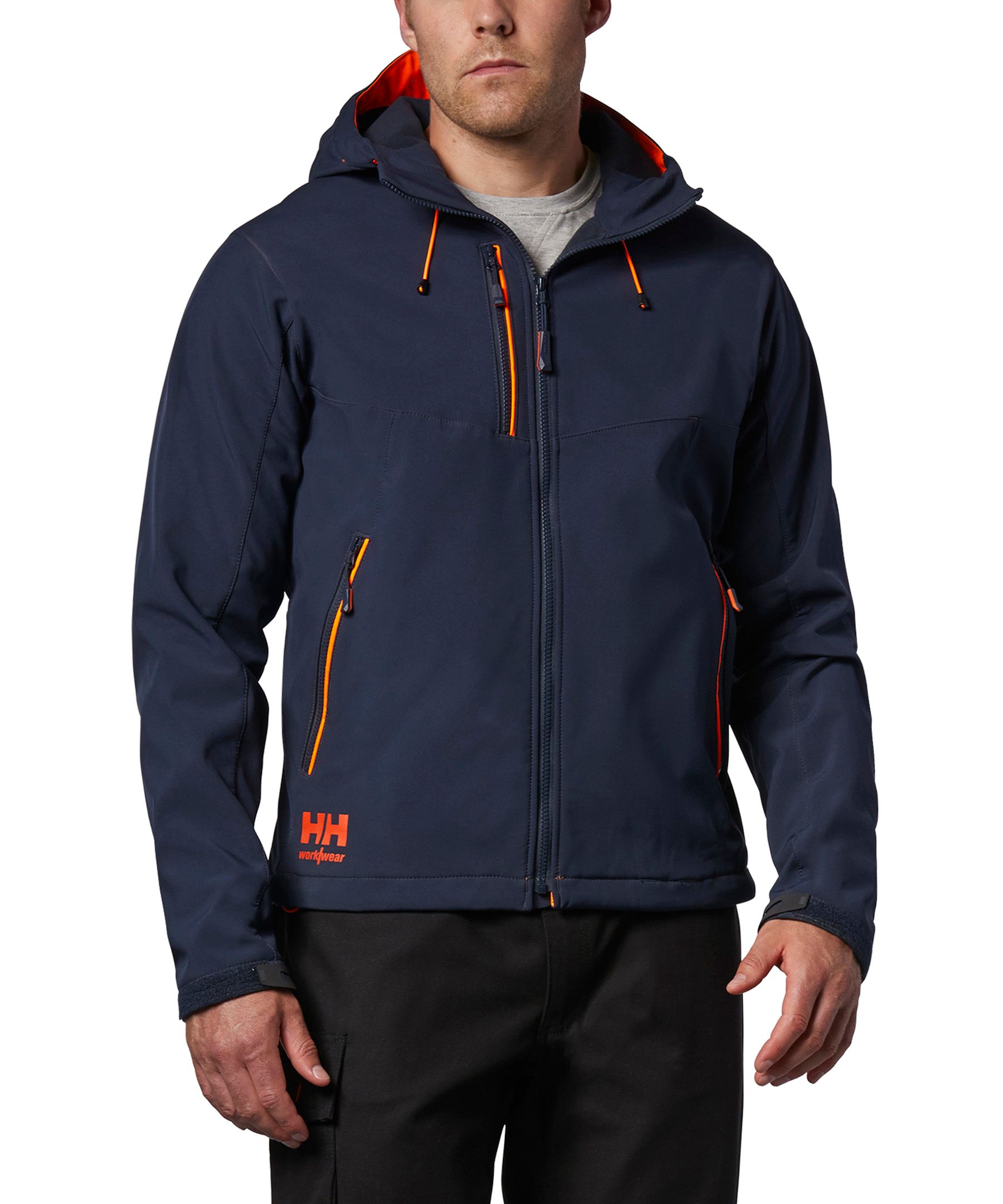 Helly Hansen Workwear Men's Chelsea Evolution Hooded Softshell Jacket ...