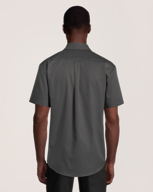 Dakota WorkPro Series Men's Button Front Stretch Poly Cotton Short ...