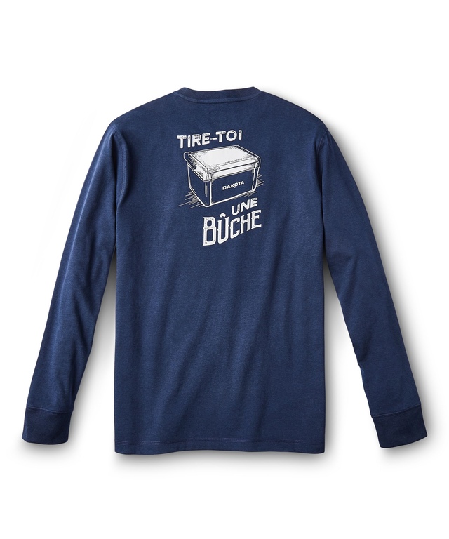 T-shirt à manches longues pour hommes, Tire-toi une bûche, Dakota Workpro Series | L’Équipeur