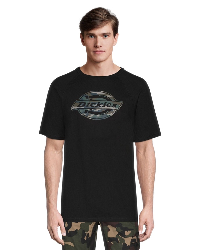 Dickies Mens Temp Iq Performance Relaxed Fit Graphic Tee Marks