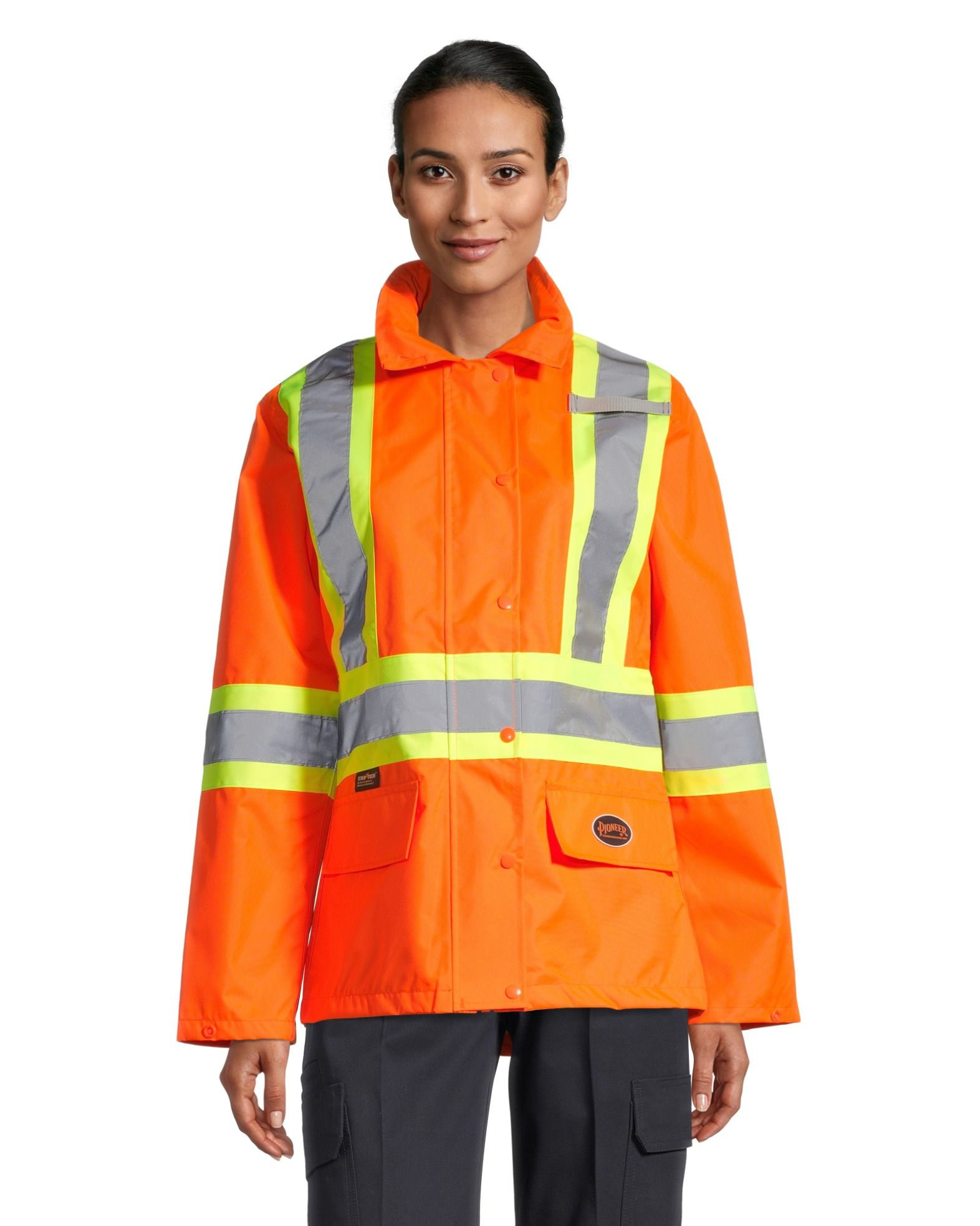 Pioneer Women's Hi-Vis Waterproof Traffic Control Jacket | Mark's