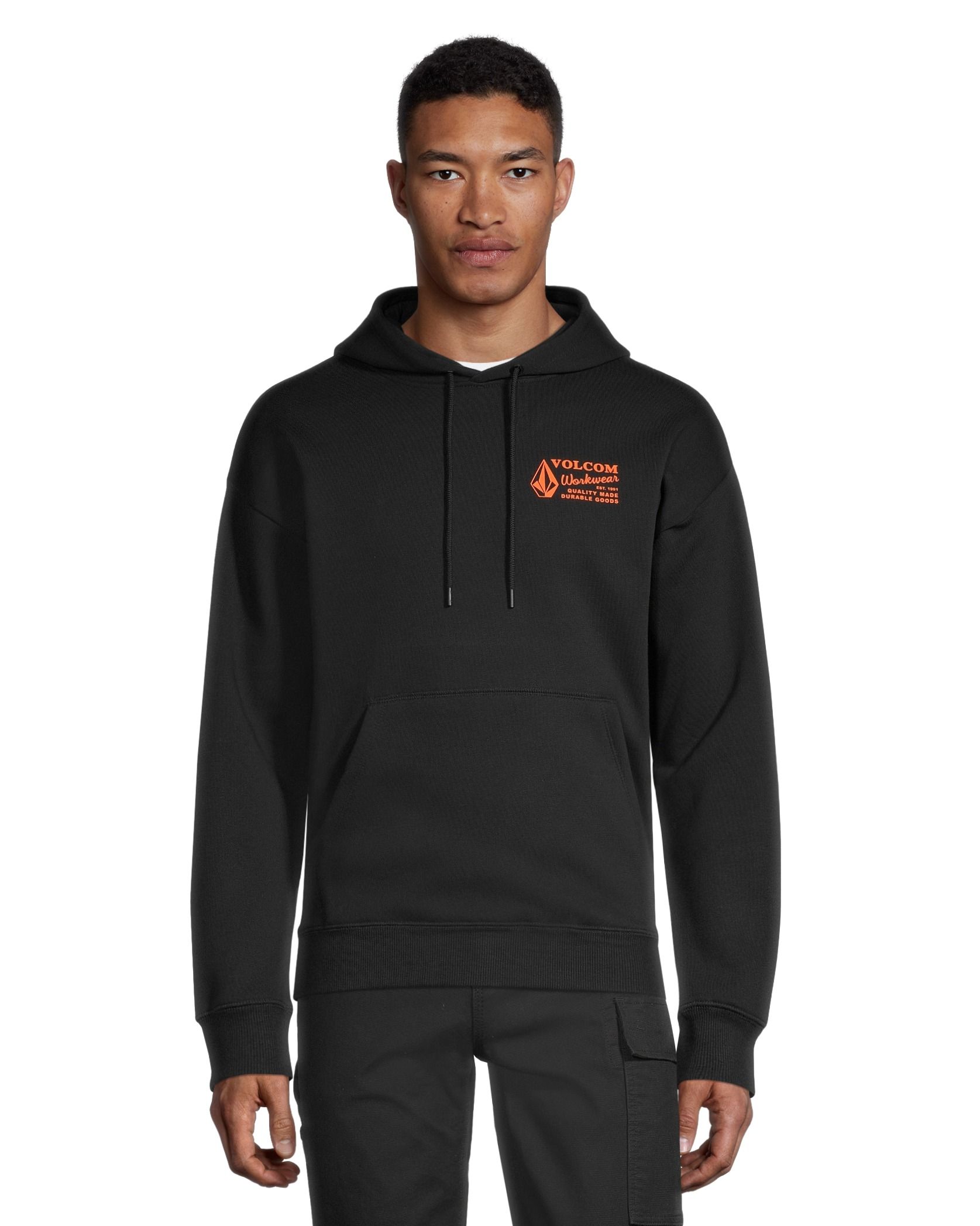 Volcom Workwear Men's Kangaroo Pocket Pullover Work Hoodie | Marks