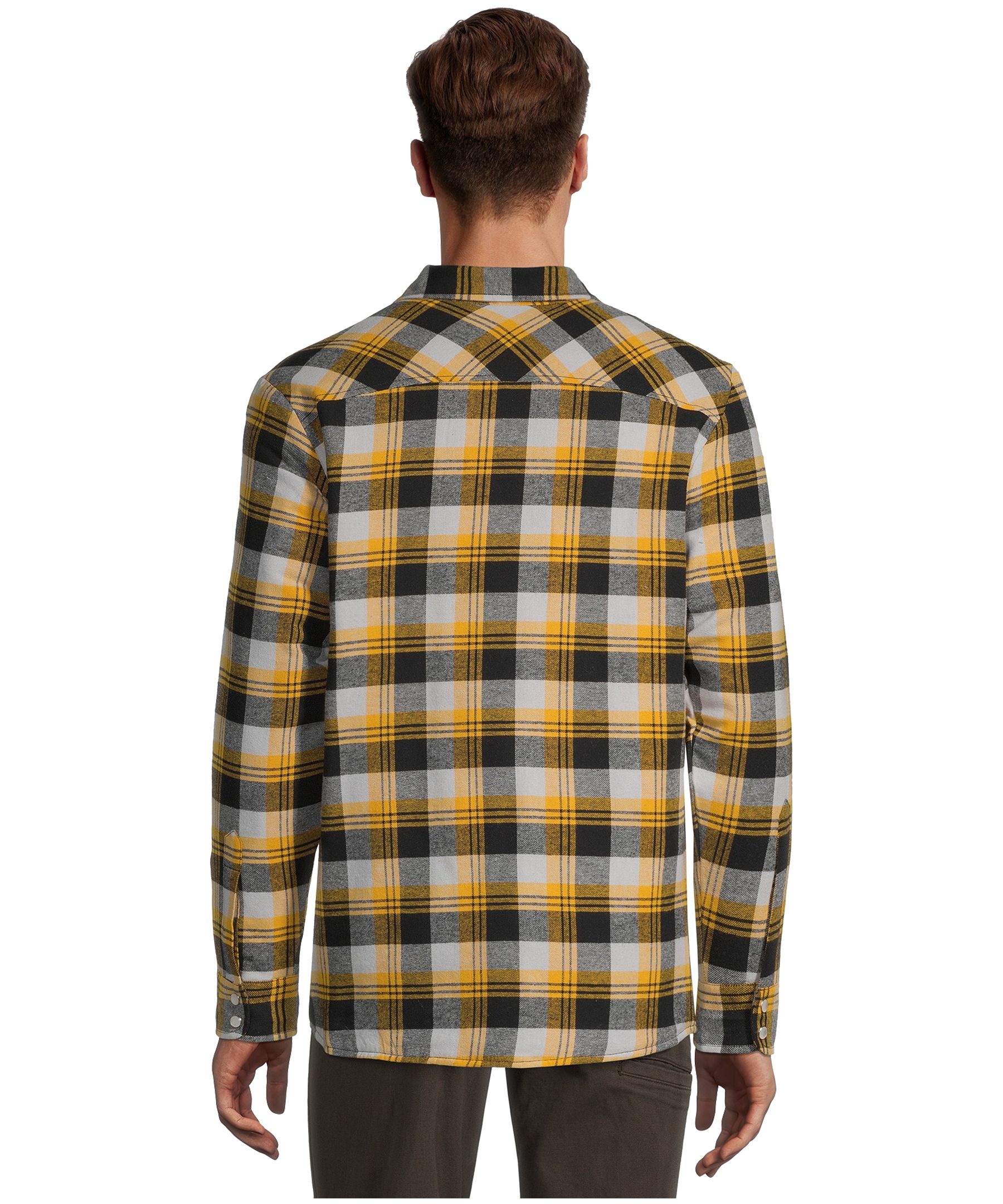 Aggressor Men's Snap-Front Plaid Quilted Flannel Work Shirt | Marks