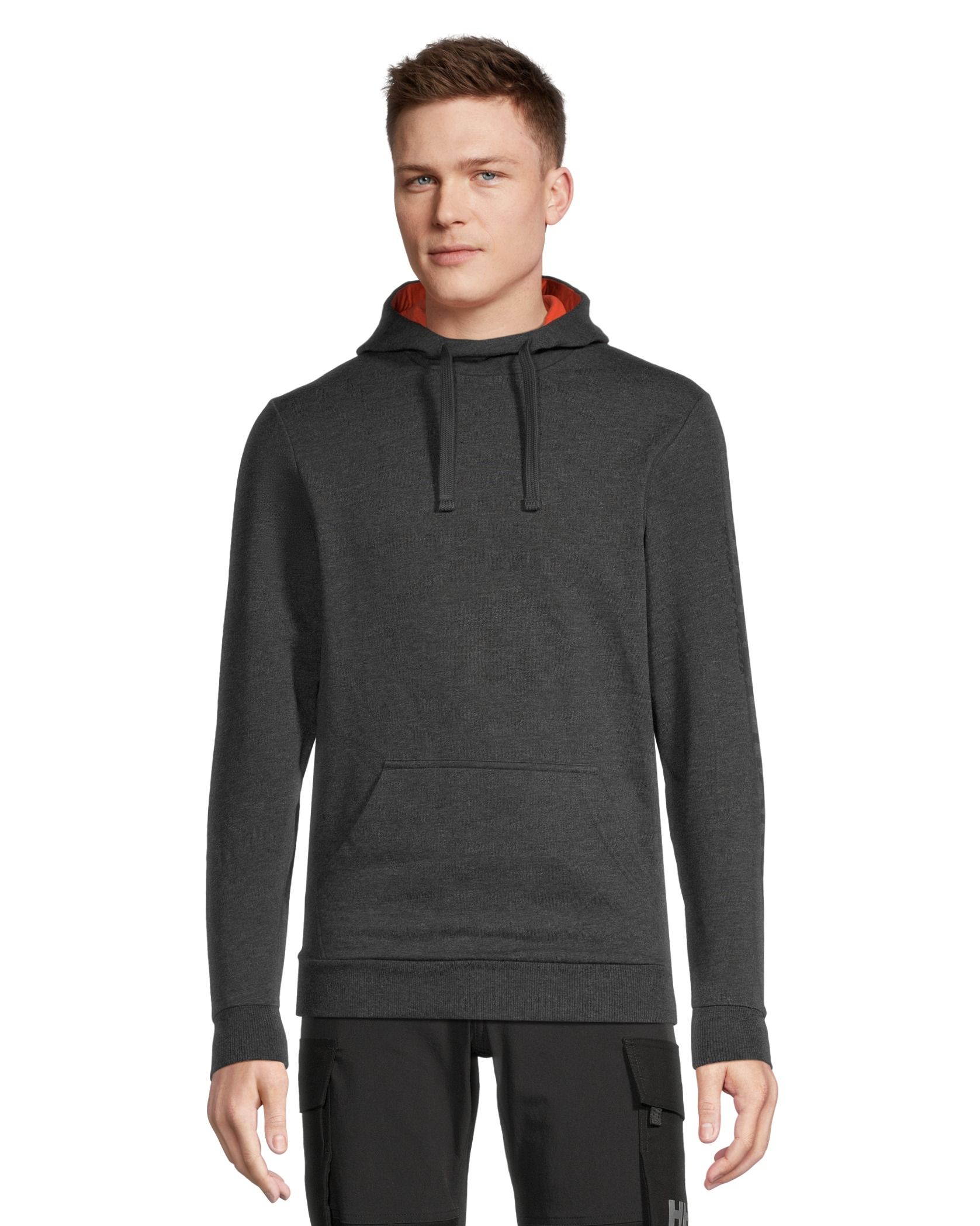 Chandail en molleton à capuche avec logo sur la manche pour hommes ...