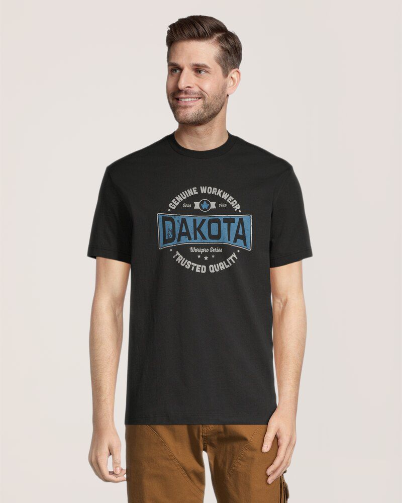 T-shirt en coton avec logo «Genuine», pour hommes, série Workpro ...