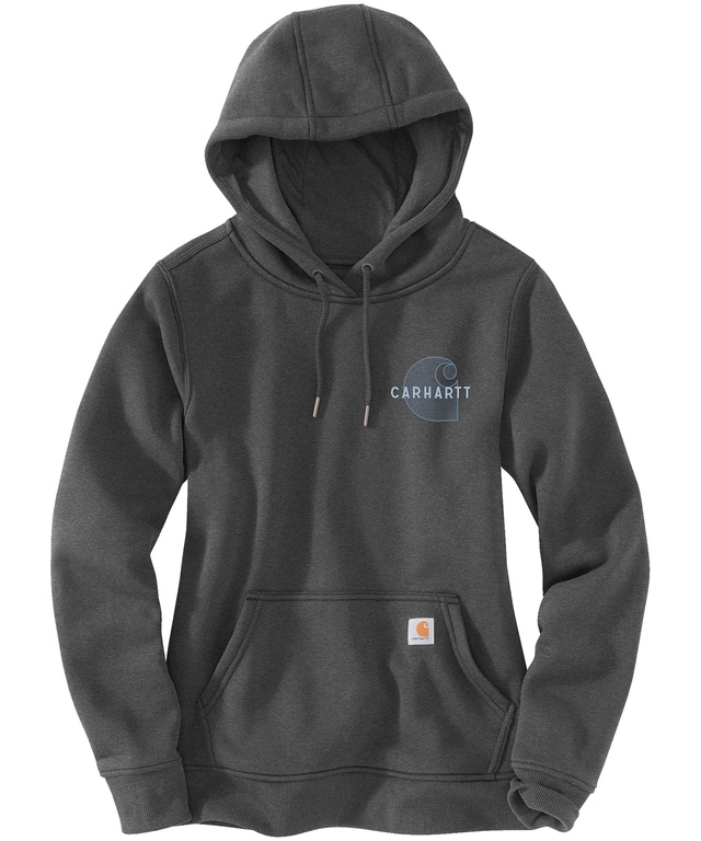 Carhartt Womens Rain Defender Relaxed Fit Graphic Hoodie Marks