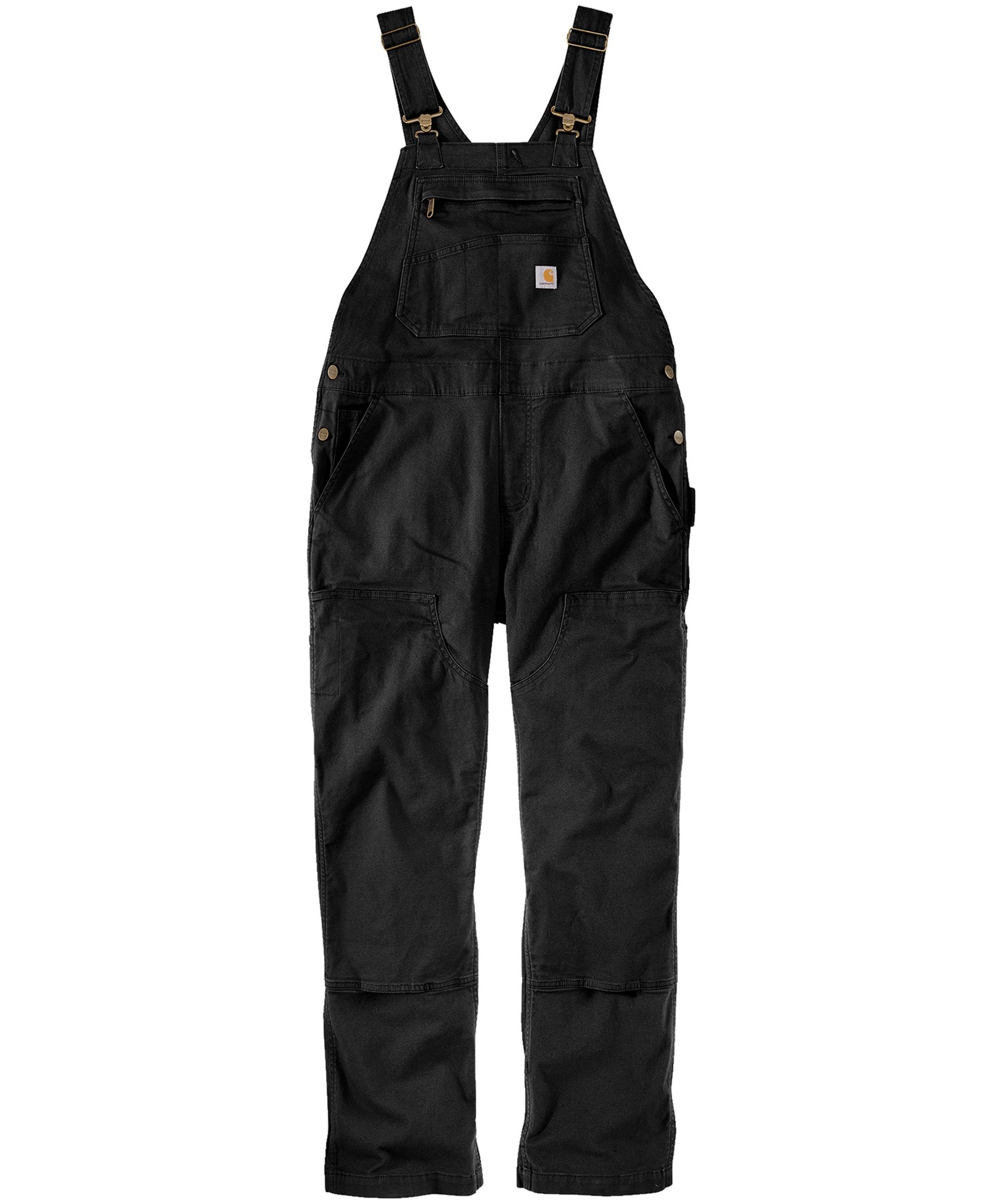 Carhartt Women's Rugged Flex Loose Fit Double Front Canvas Bib Overalls ...