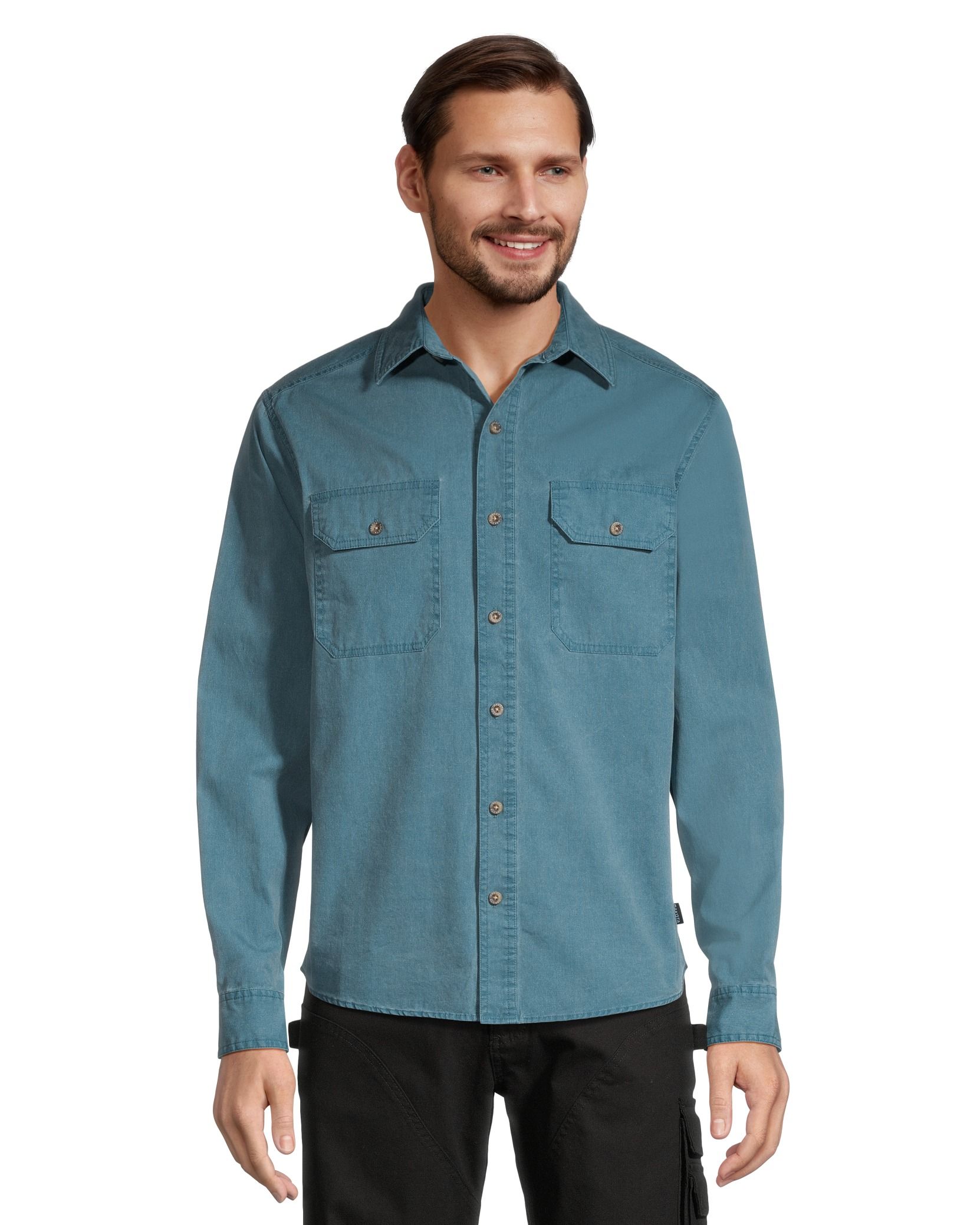 Dakota WorkPro Series Men's Pigment Dyed Cotton Long Sleeve Work Shirt ...