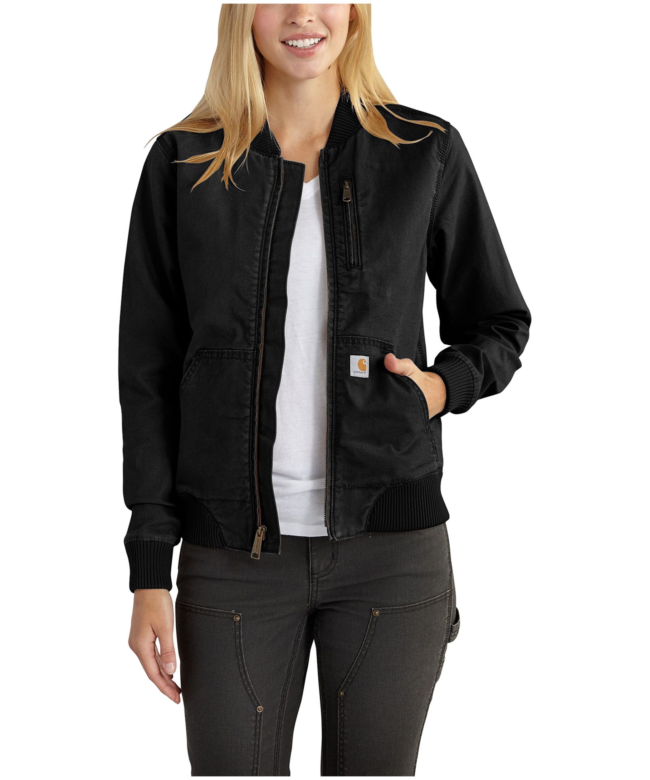 Carhartt Women's Canvas Bomber Jacket | Mark's