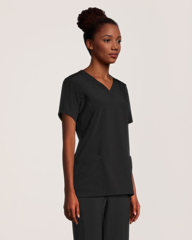 Scrubletics Women's V-Neck Short Sleeve Scrub Top | Marks