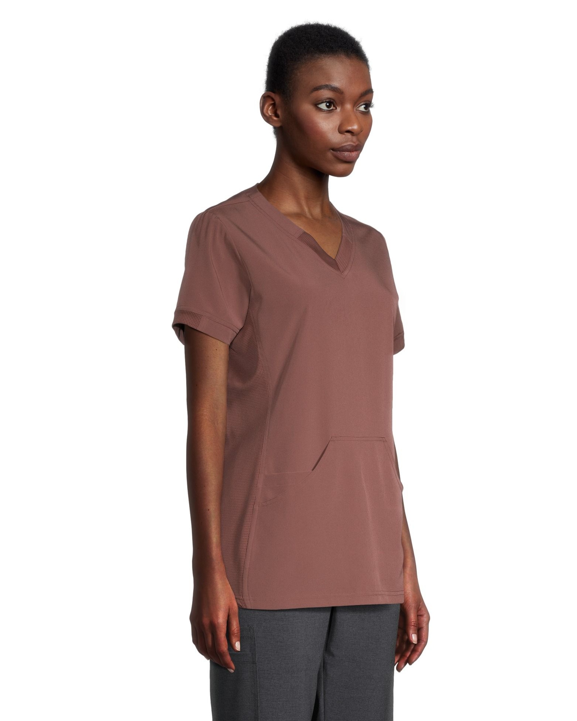 Scrubletics Women's 2-Pocket V-Neck Athletic Scrub Top | Mark's